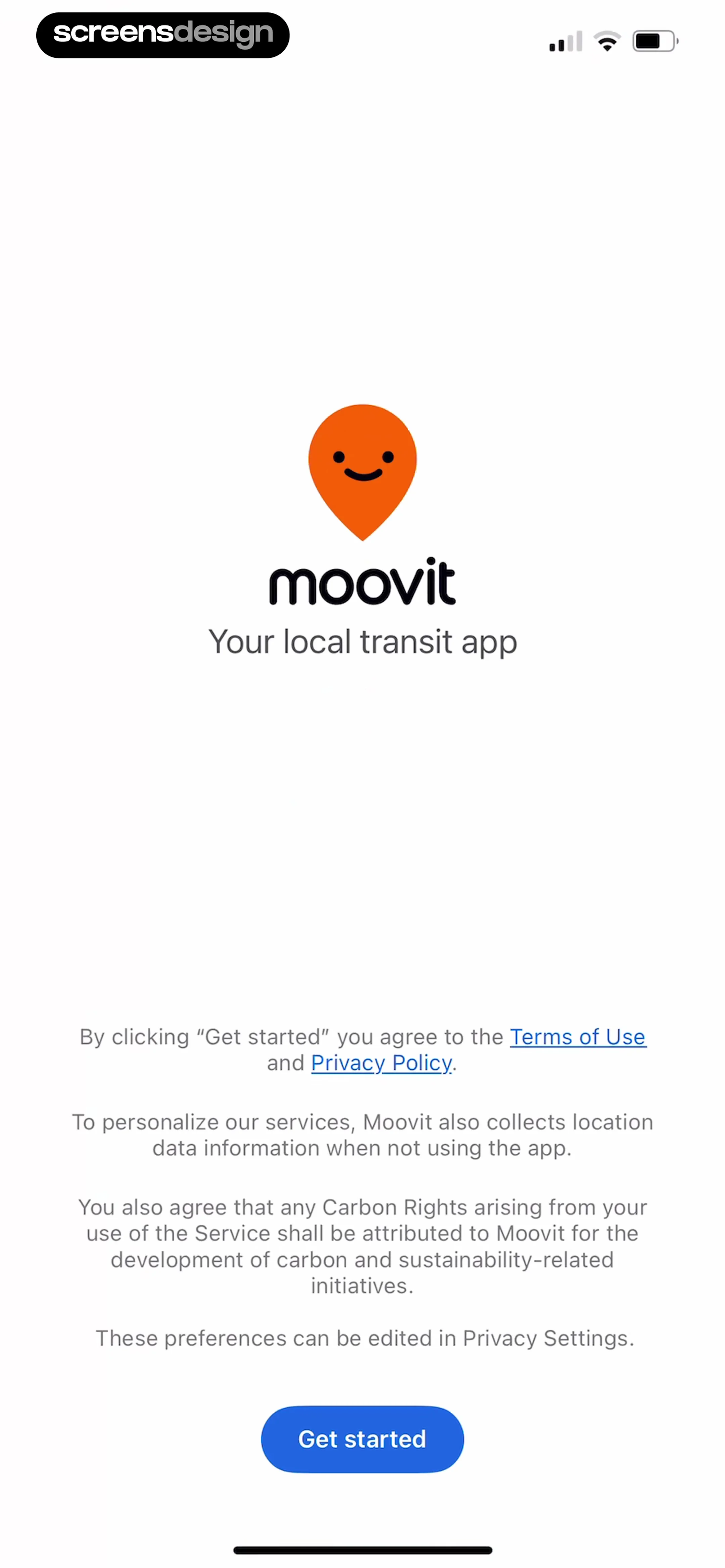 Moovit: Bus & Transit Tracker | ScreensDesign