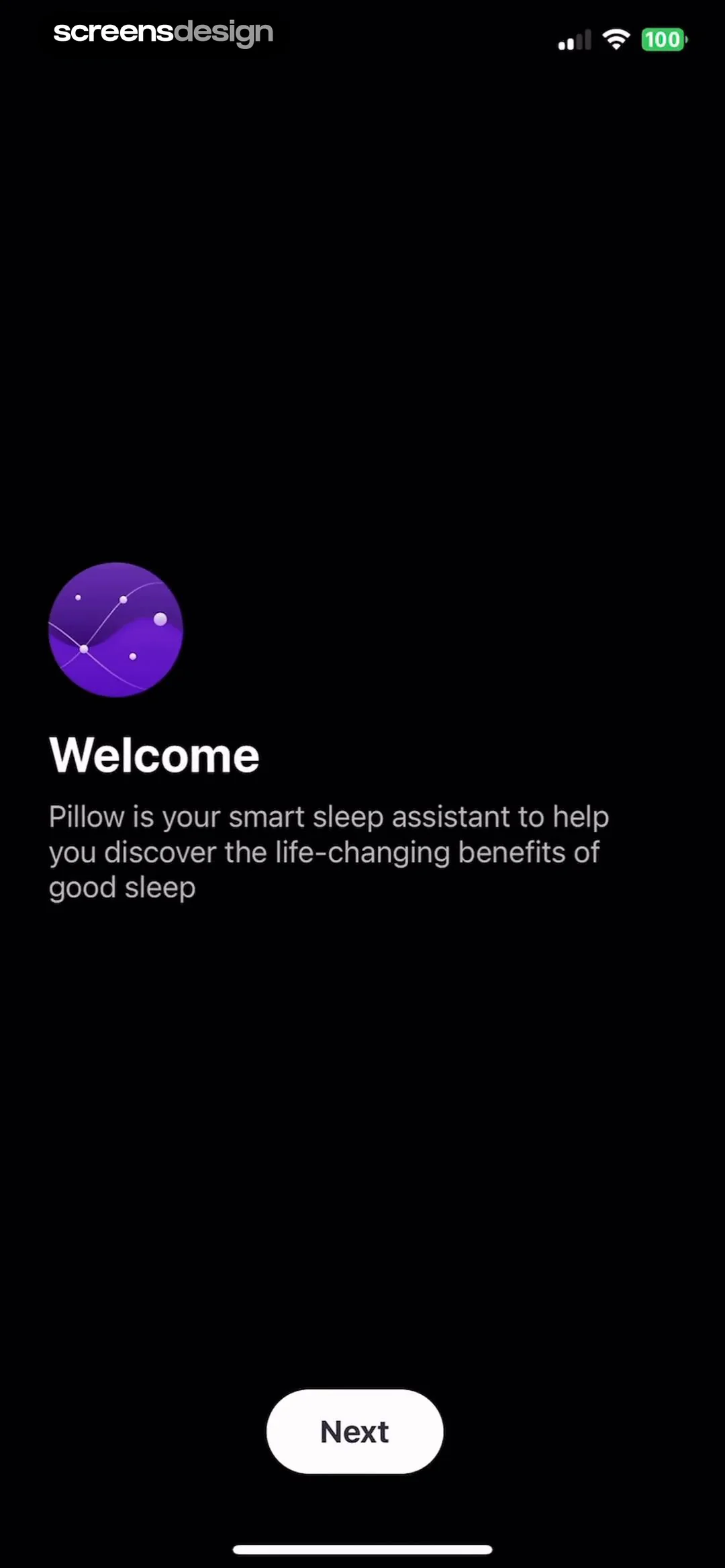 Pillow: Sleep Tracker | ScreensDesign