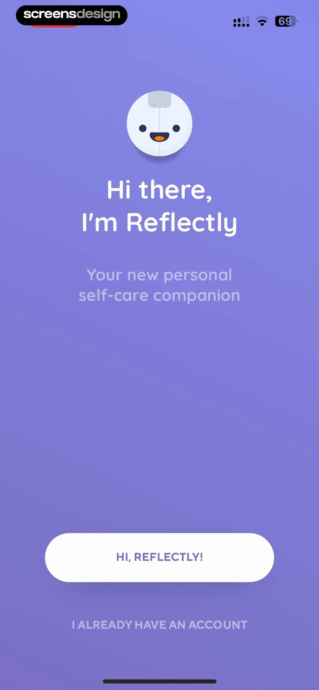 Reflectly - Journal & AI Diary | ScreensDesign