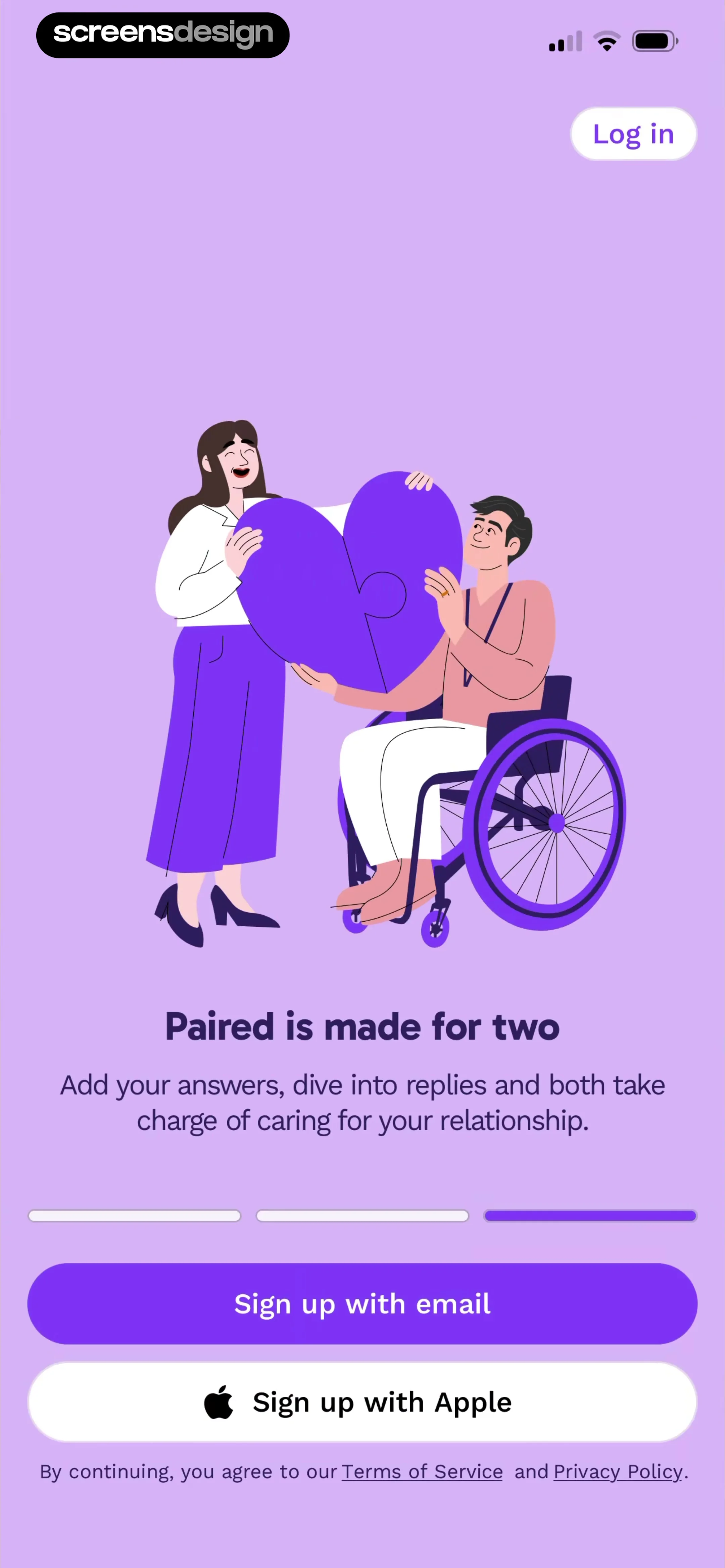 Paired: Couples & Relationship | ScreensDesign
