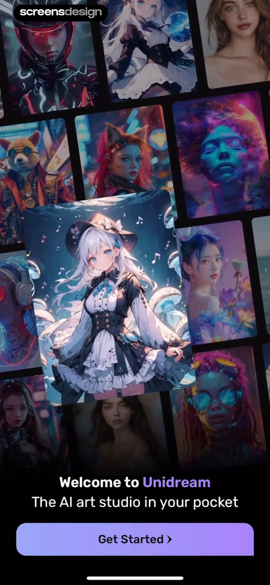 AI Art Generator - UniDream AI | ScreensDesign