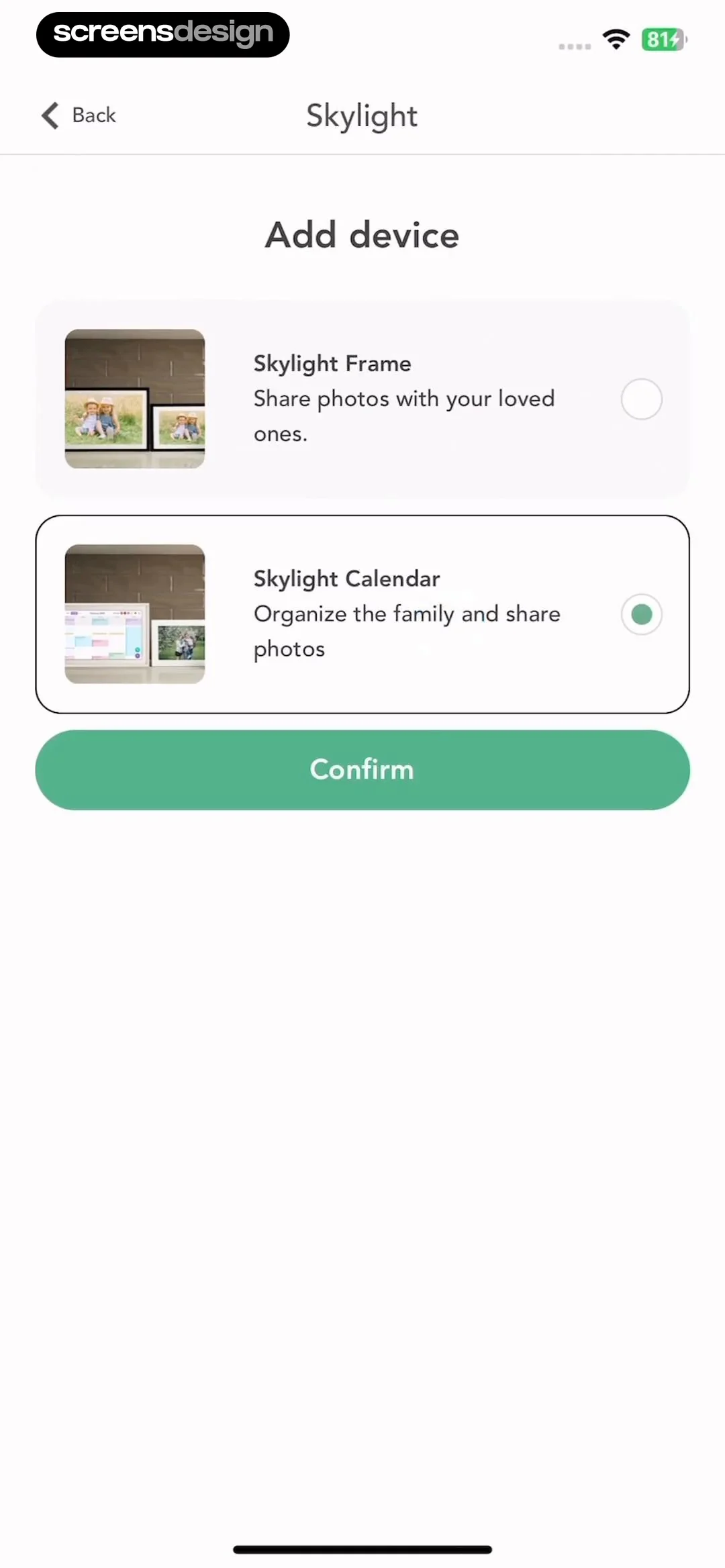 Skylight App | ScreensDesign
