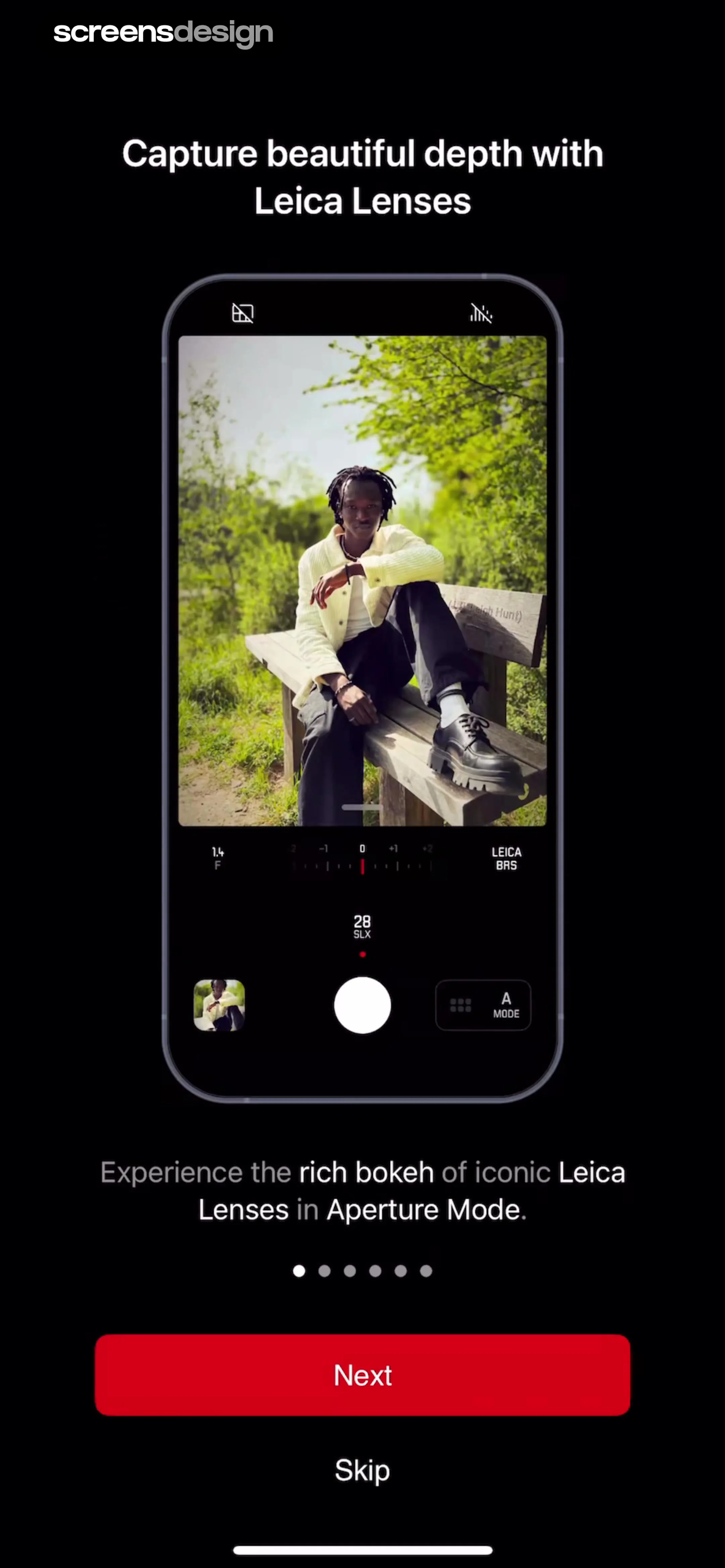 Leica LUX - Pro Manual Camera | ScreensDesign