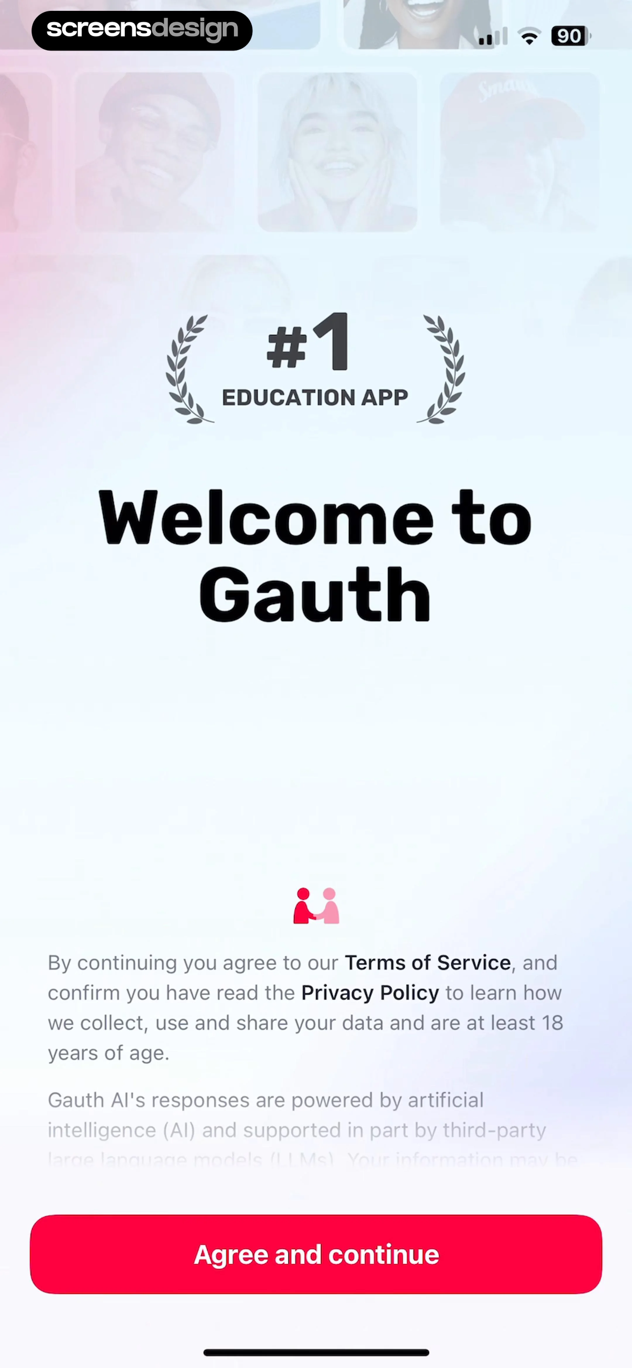Gauth: AI Study Companion | ScreensDesign