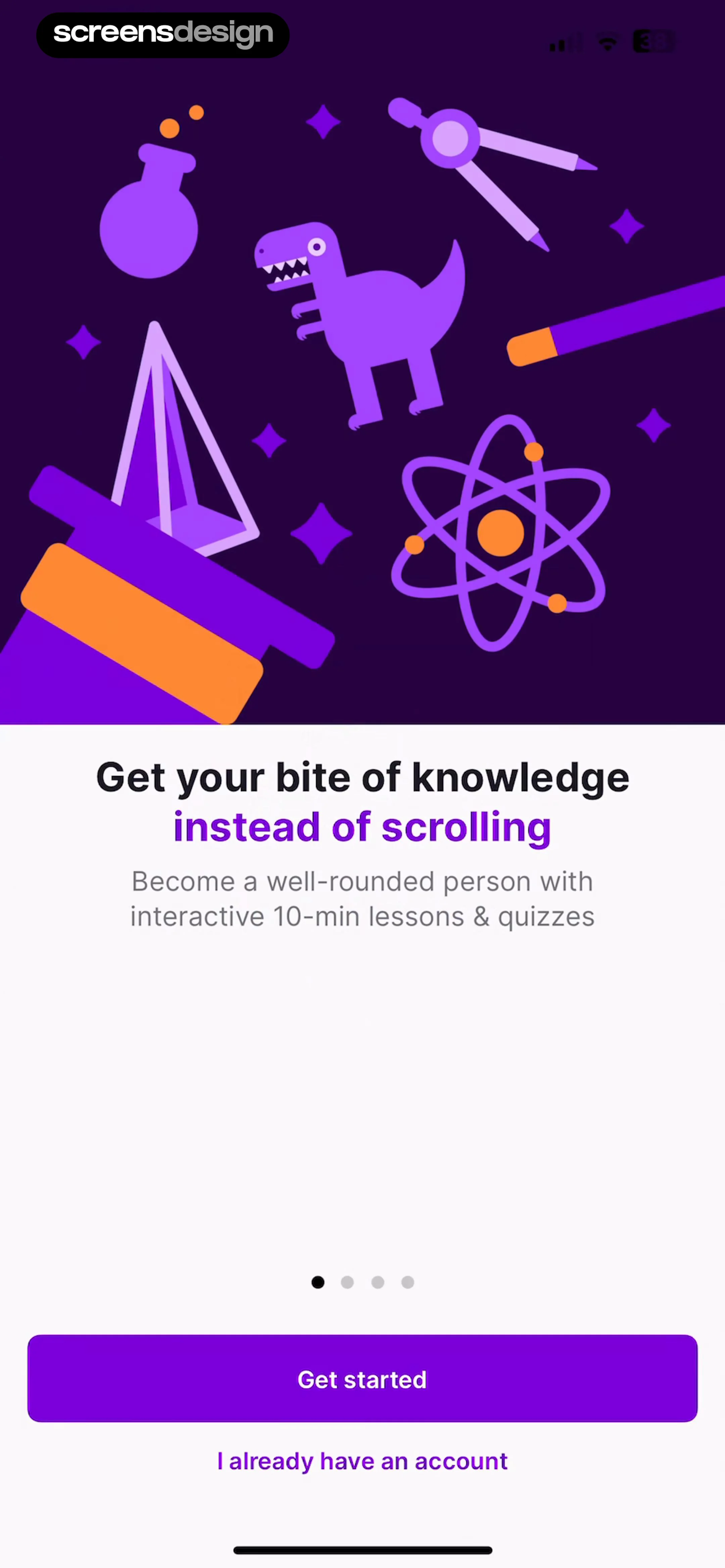 Nibble: Your Bite of Knowledge | ScreensDesign