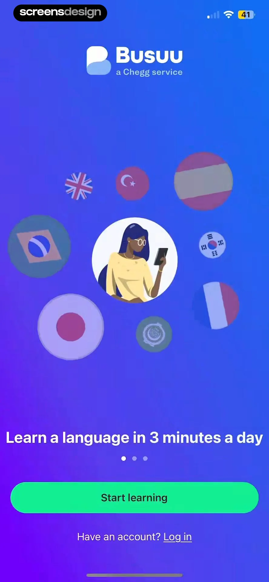 Busuu: Language Learning | ScreensDesign