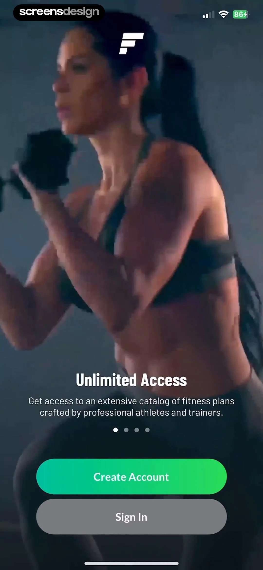 Fitplan®: Gym & Home Workouts | ScreensDesign