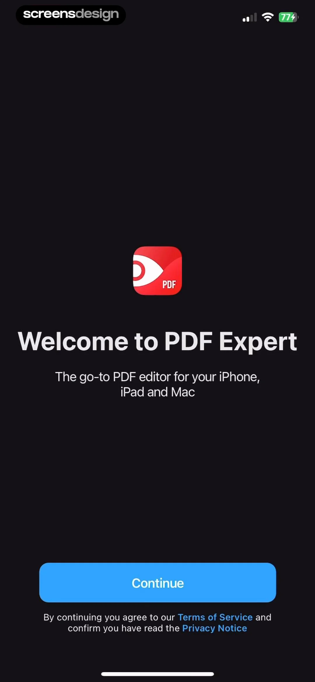 PDF Expert - Editor and Reader | ScreensDesign