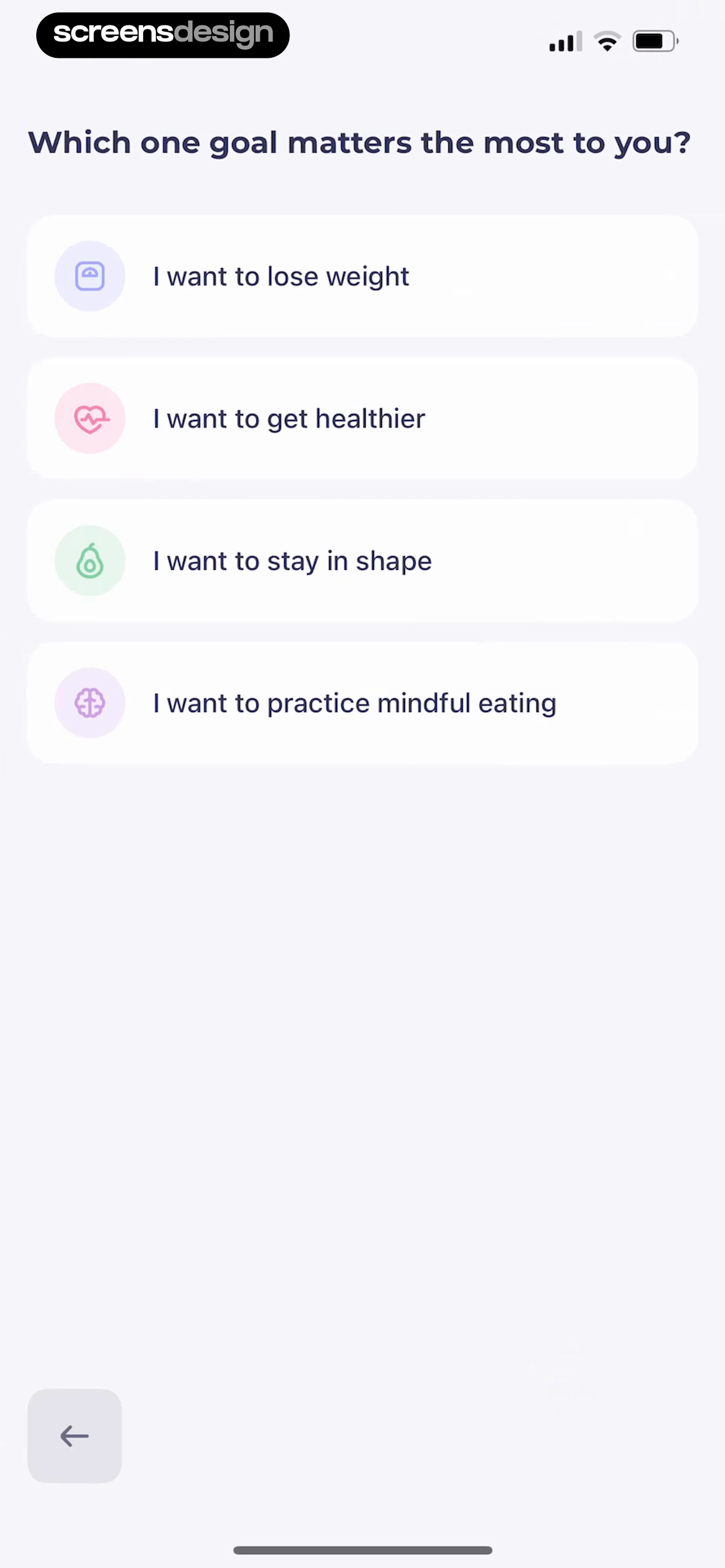 Simple: AI Weight Loss Coach | ScreensDesign
