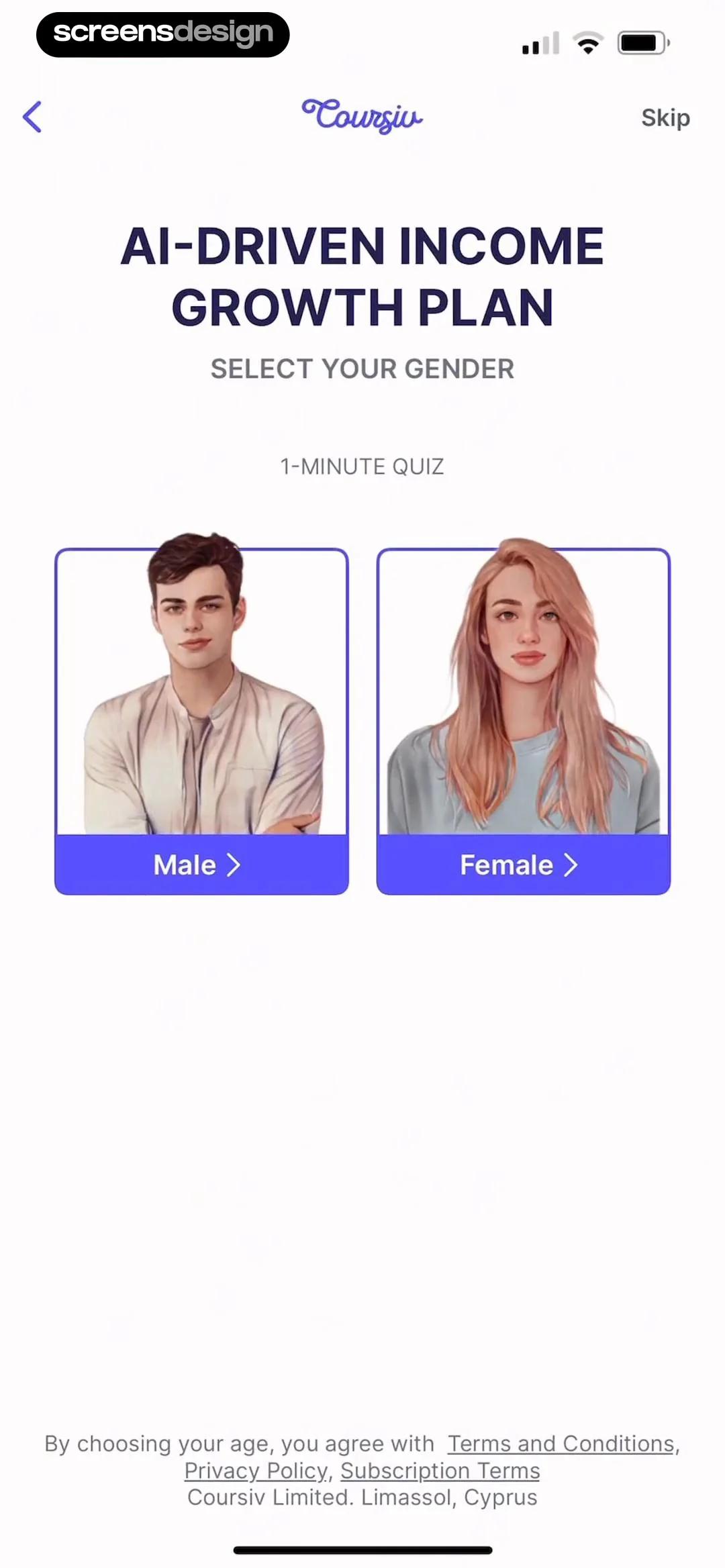 Coursiv – AI Tools Mastery | ScreensDesign
