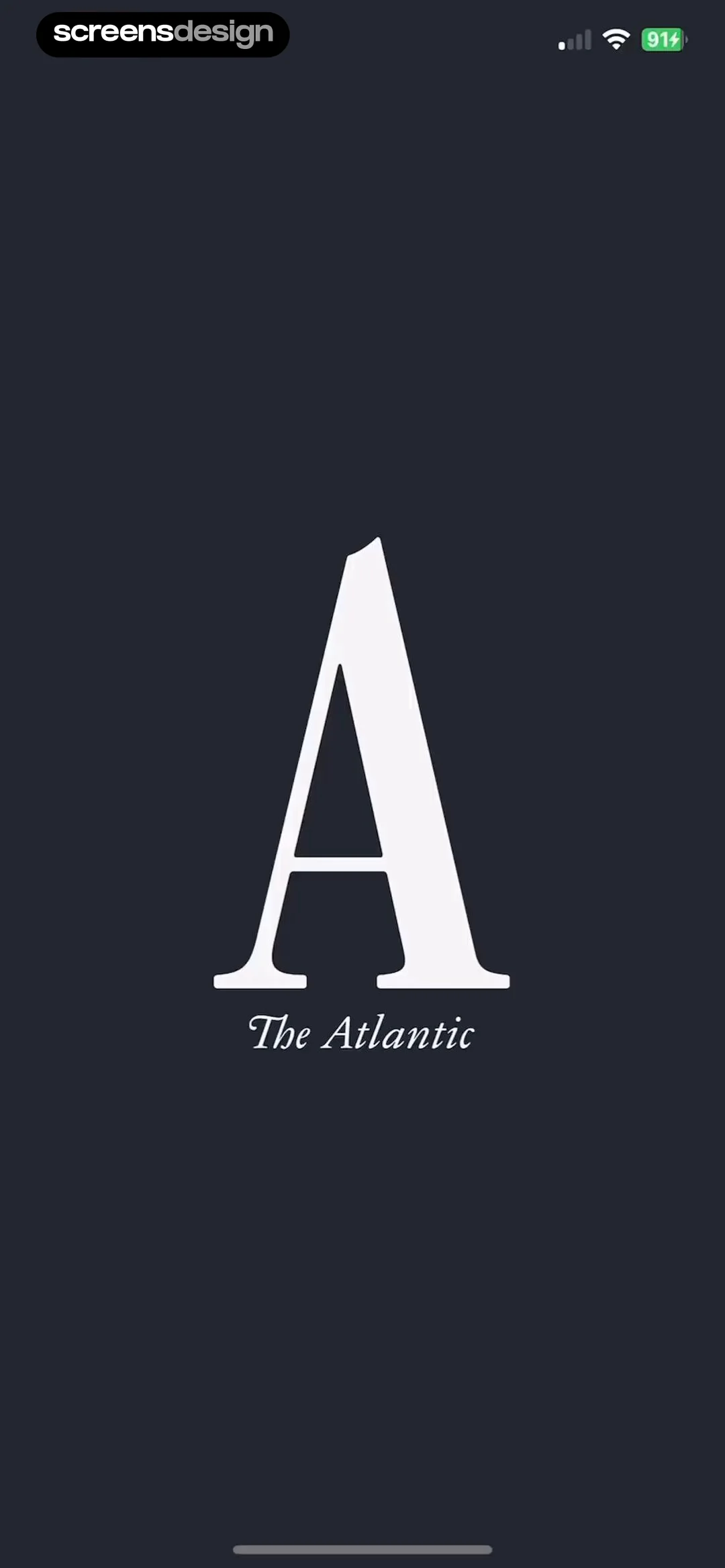 The Atlantic Magazine | ScreensDesign
