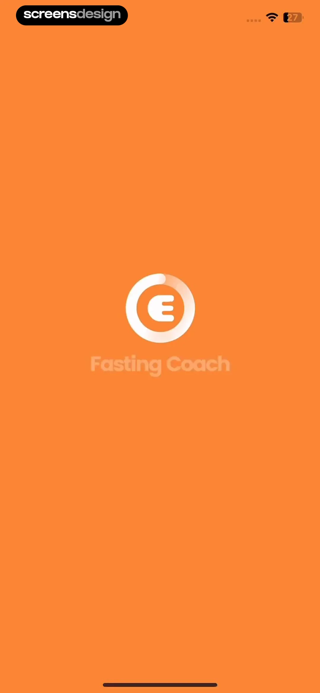 Fasting Coach-Fasting Tracker | ScreensDesign