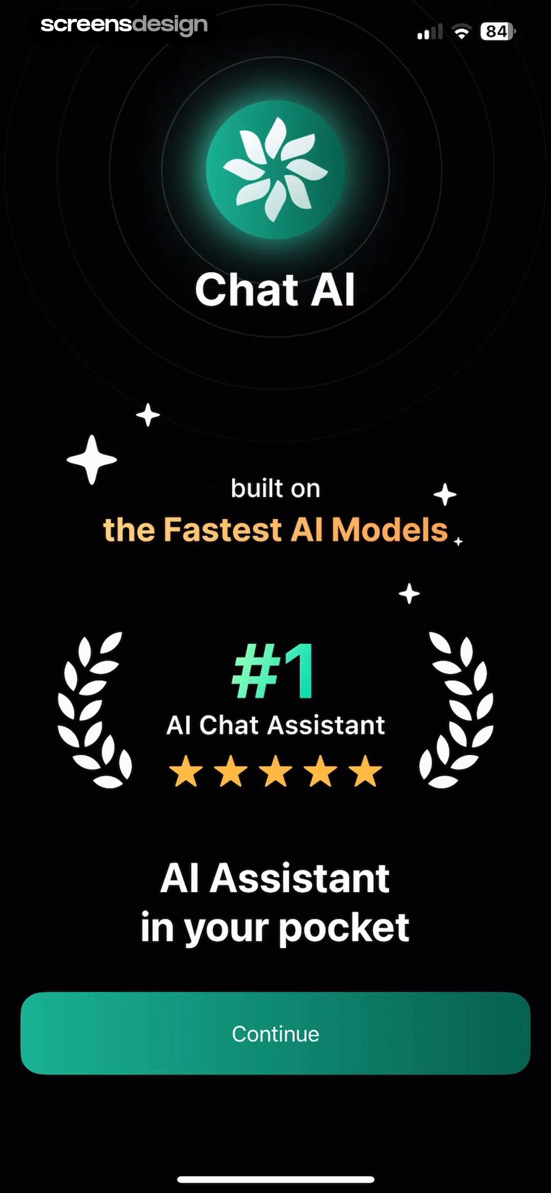 NextGen AI Chat Assistant | ScreensDesign