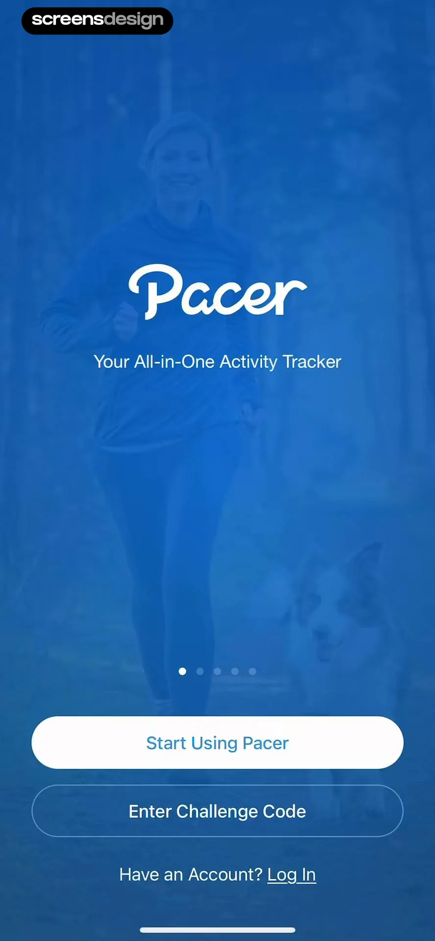 Pacer Pedometer: Step Tracker | ScreensDesign