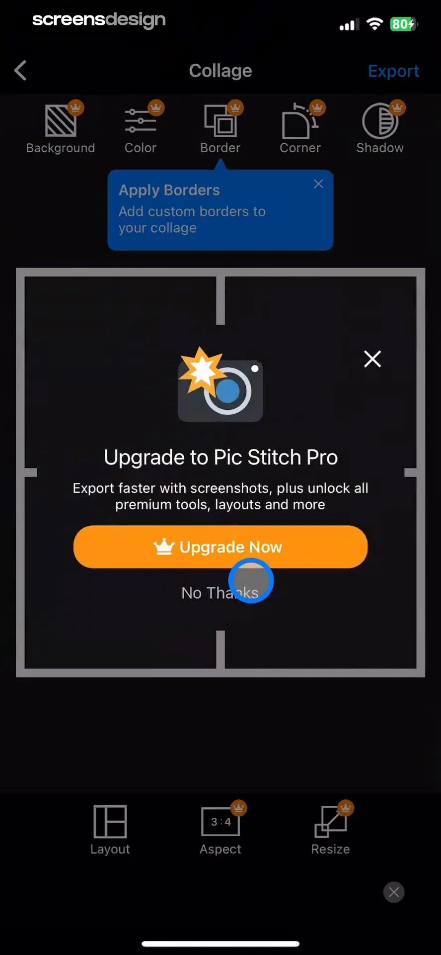 Pic Stitch - Collage Editor | ScreensDesign