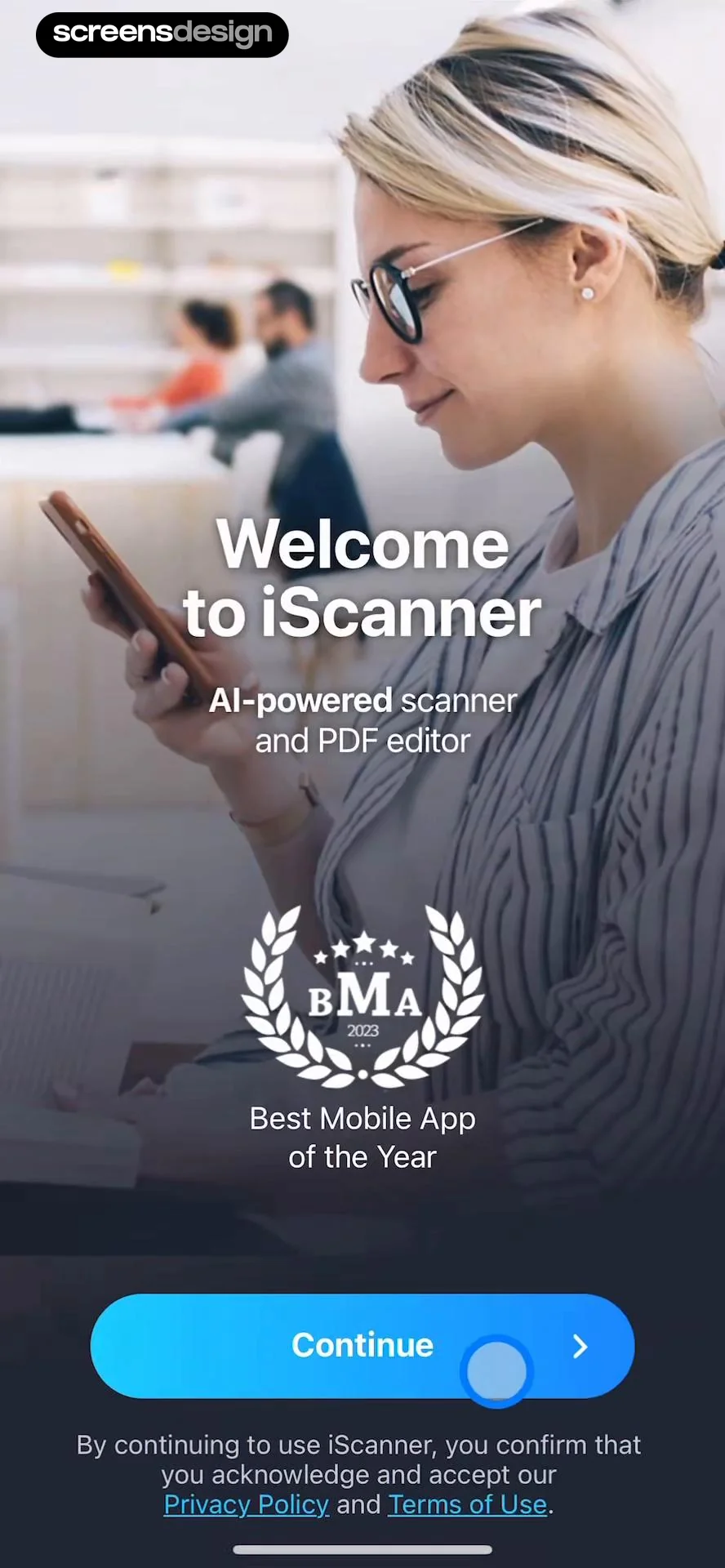 iScanner: PDF Document Scanner | ScreensDesign