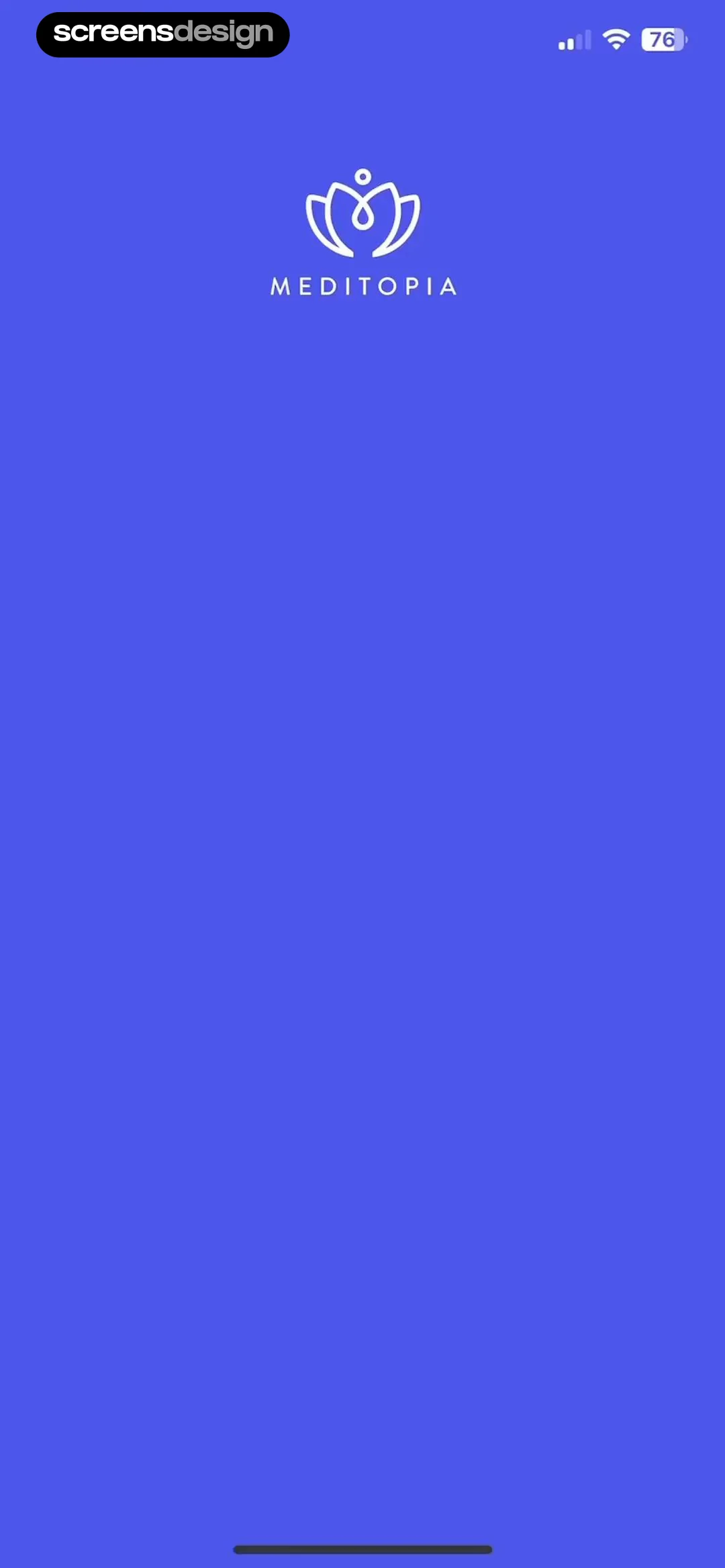 Meditopia: Sleep, Meditation | ScreensDesign