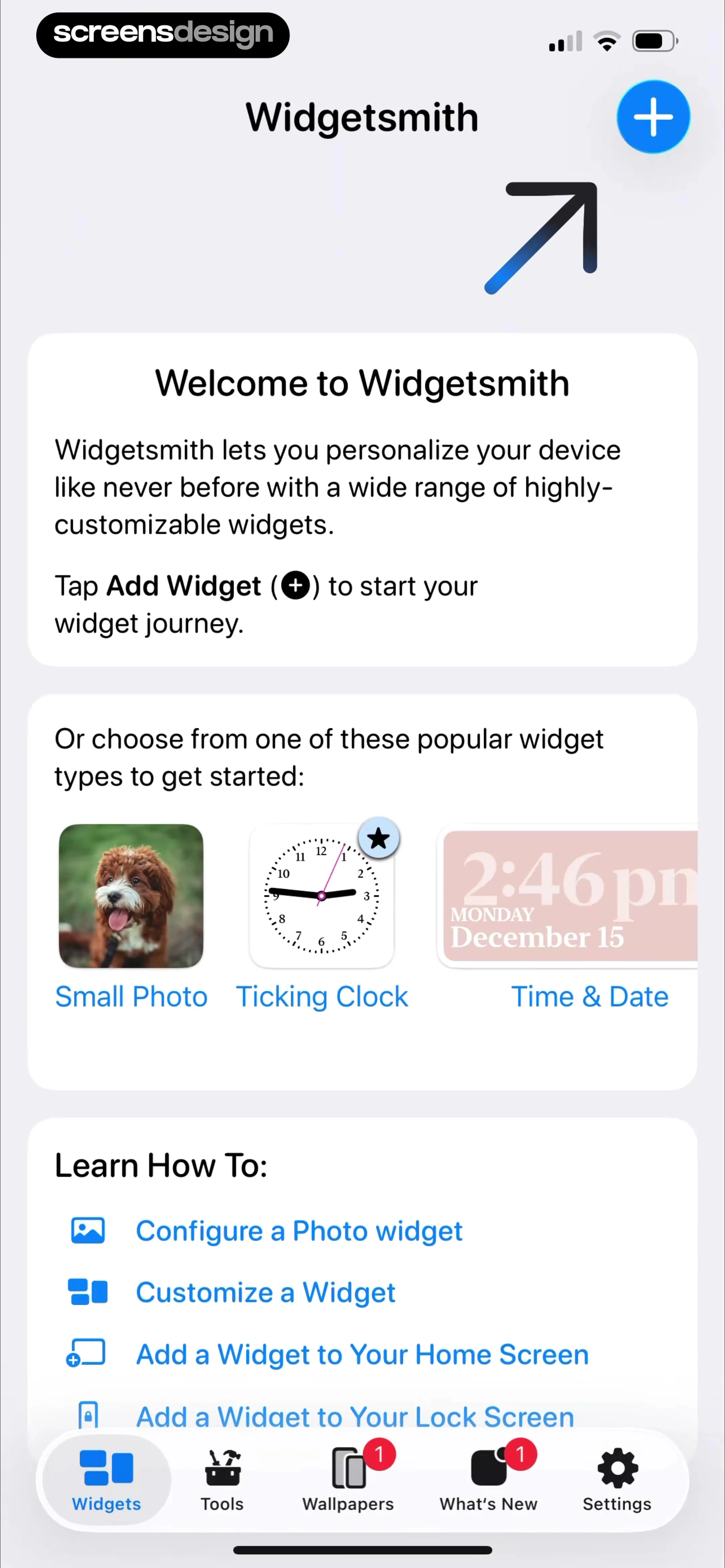 Widgetsmith | ScreensDesign
