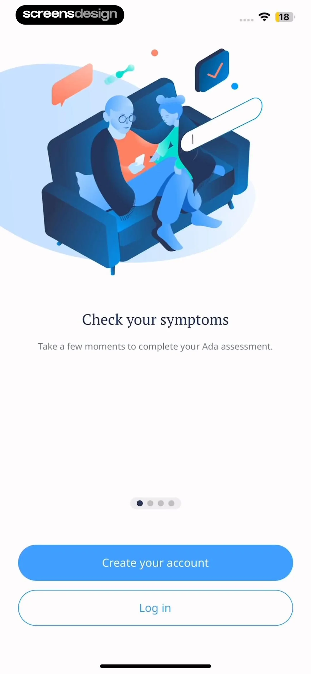 Ada Your Health Portal Screensdesign