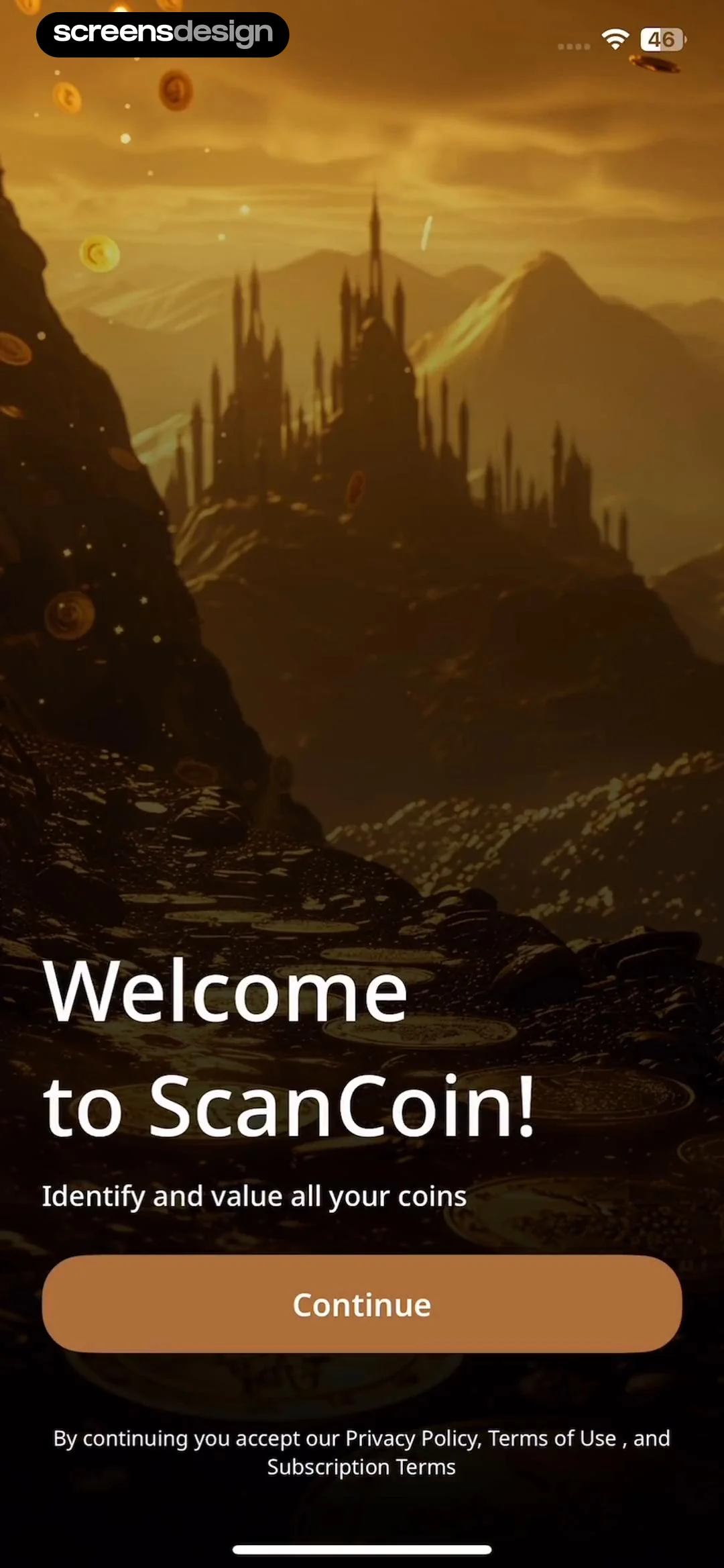 ScanCoin: identify & check | ScreensDesign