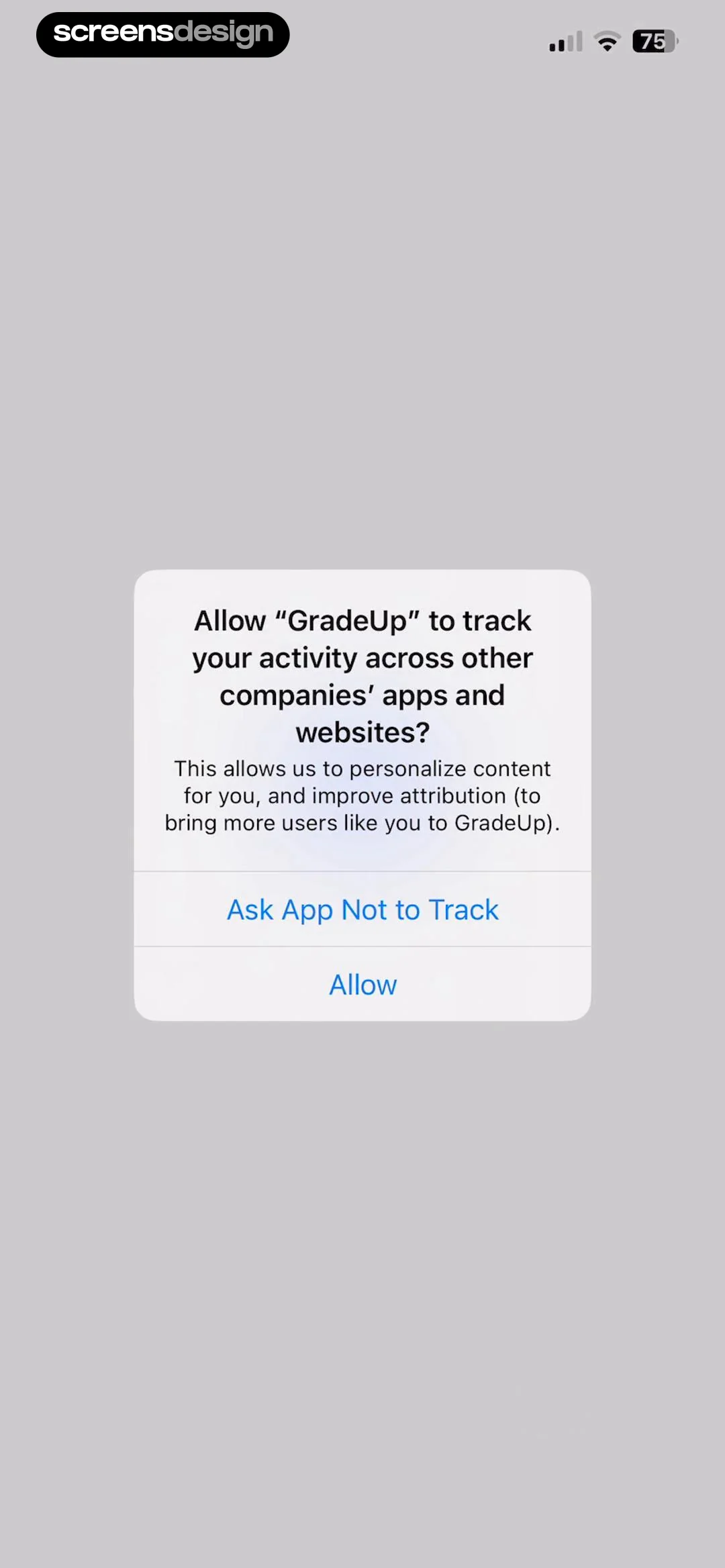 GradeUp: Homework Scanner | ScreensDesign