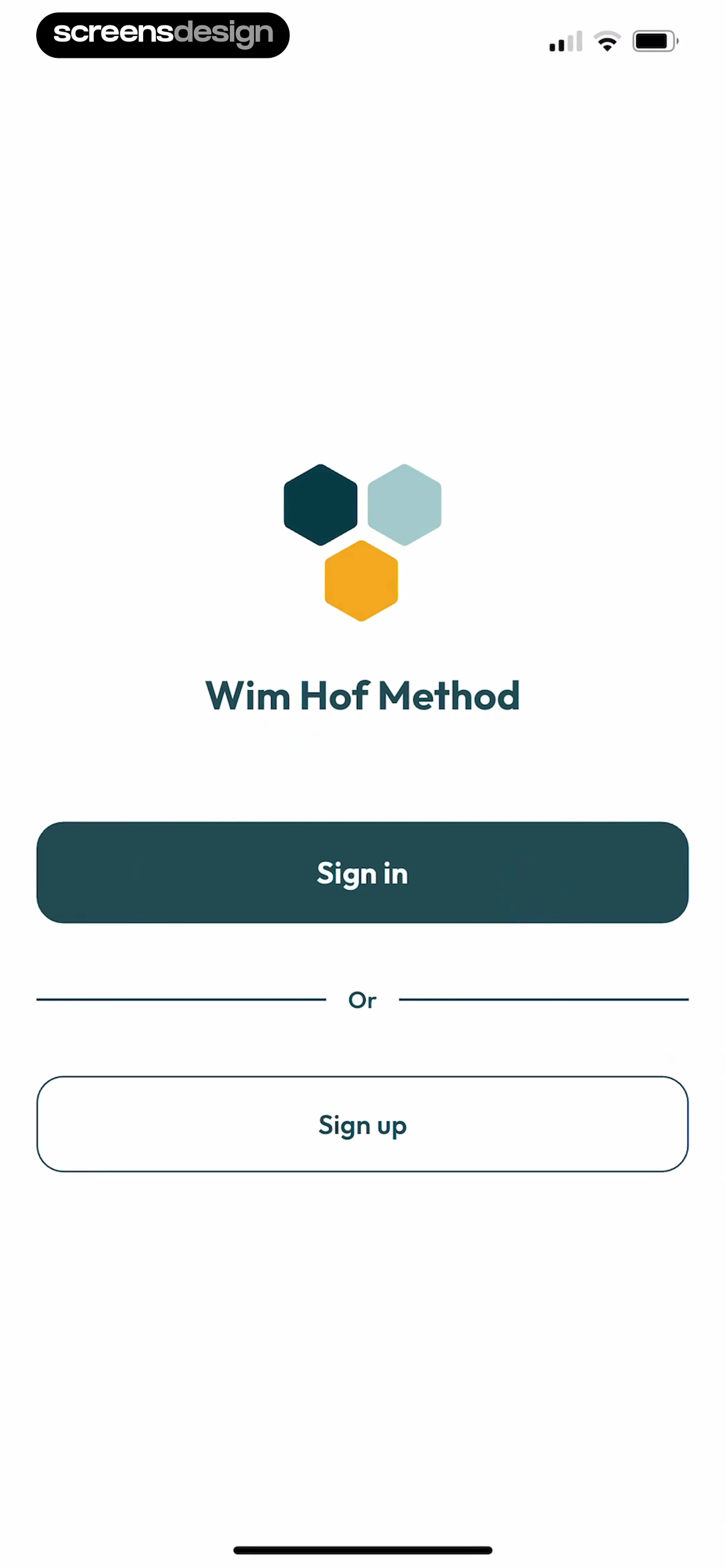 Wim Hof Method: Breathwork | ScreensDesign