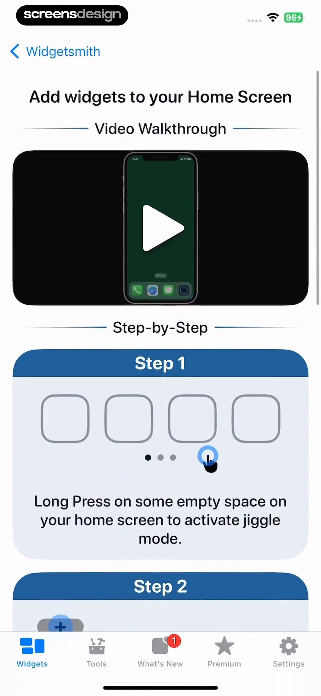 Widgetsmith | ScreensDesign