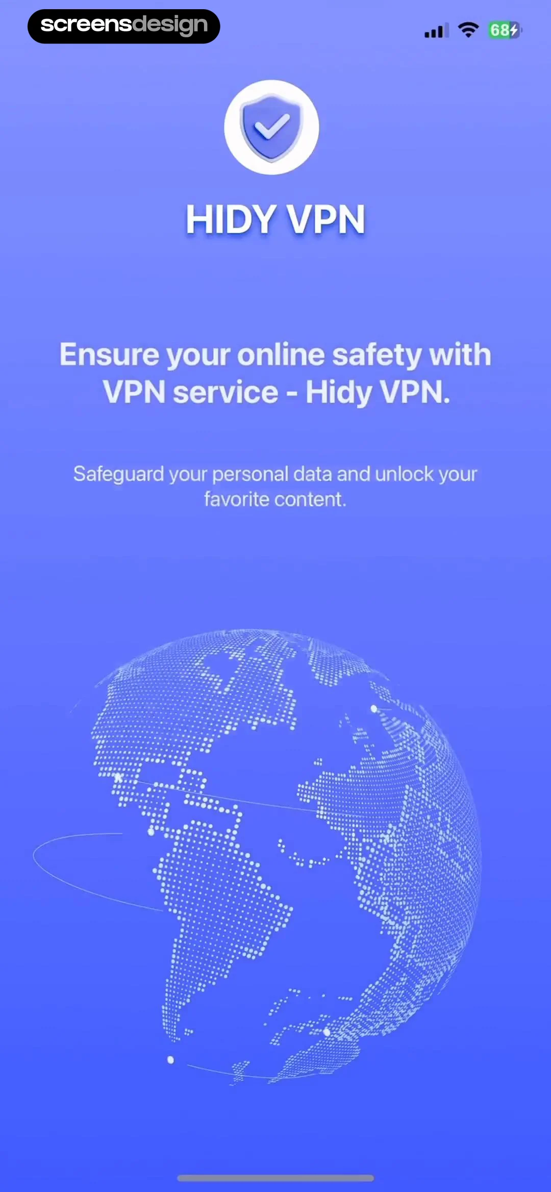 Hidy VPN: Fast Proxy | ScreensDesign