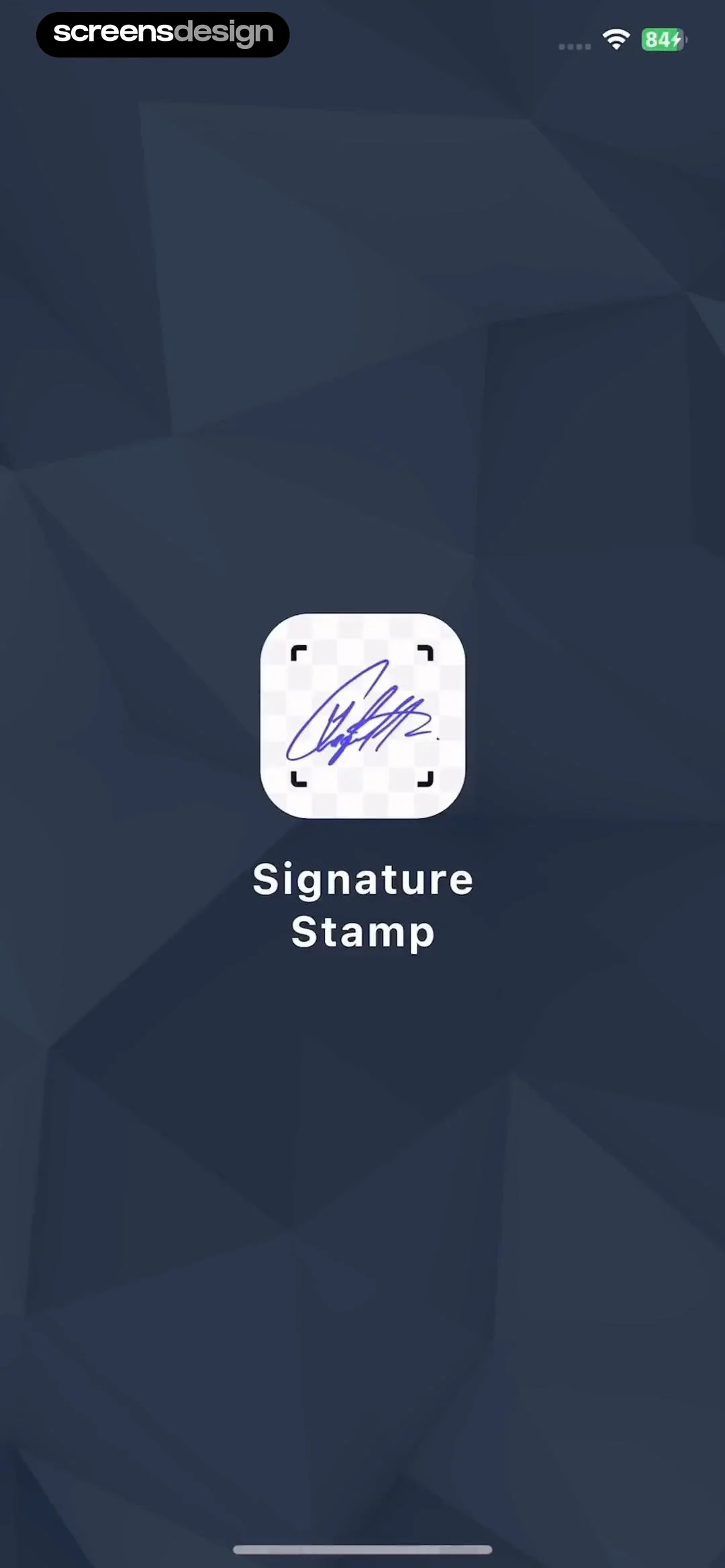 Signature Scan | ScreensDesign