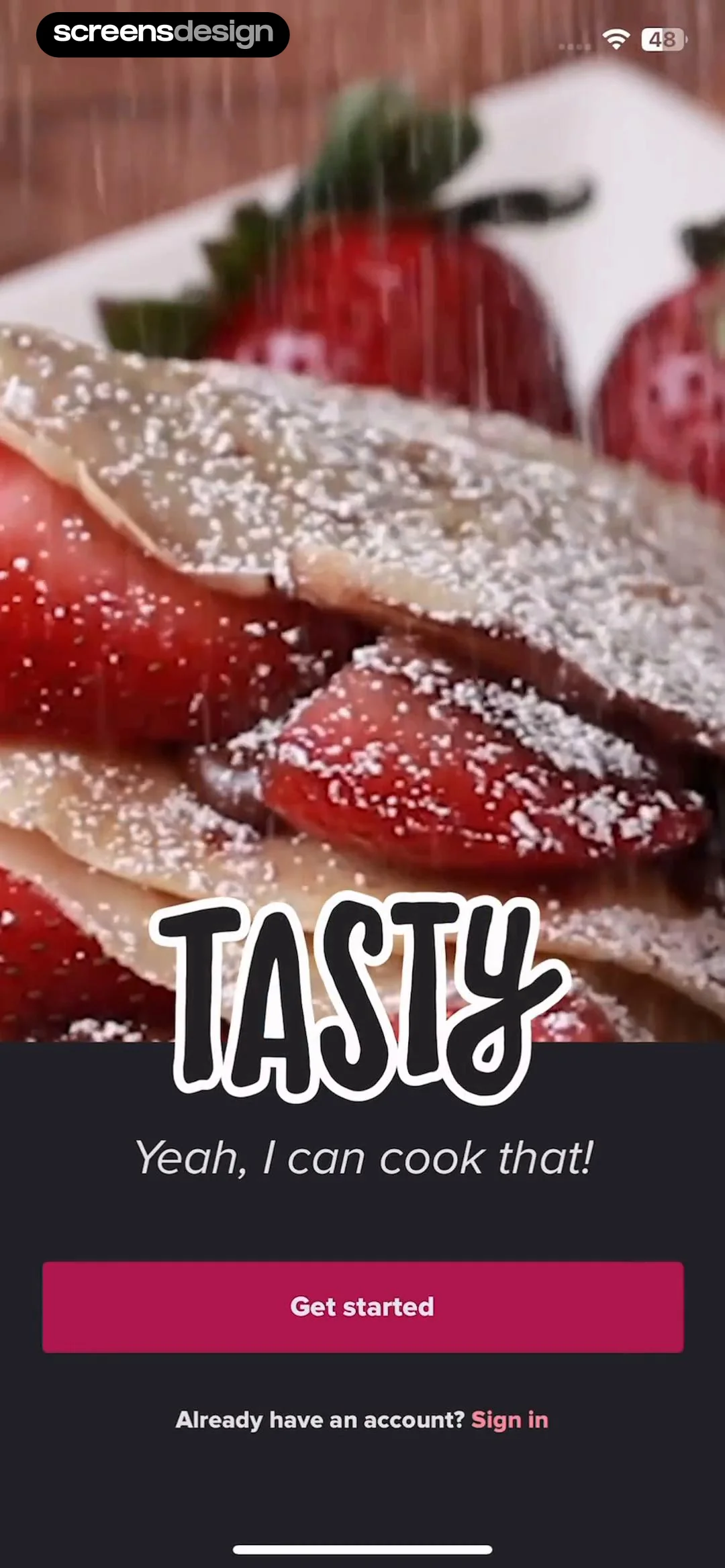 Tasty: Recipes, Cooking Videos | ScreensDesign
