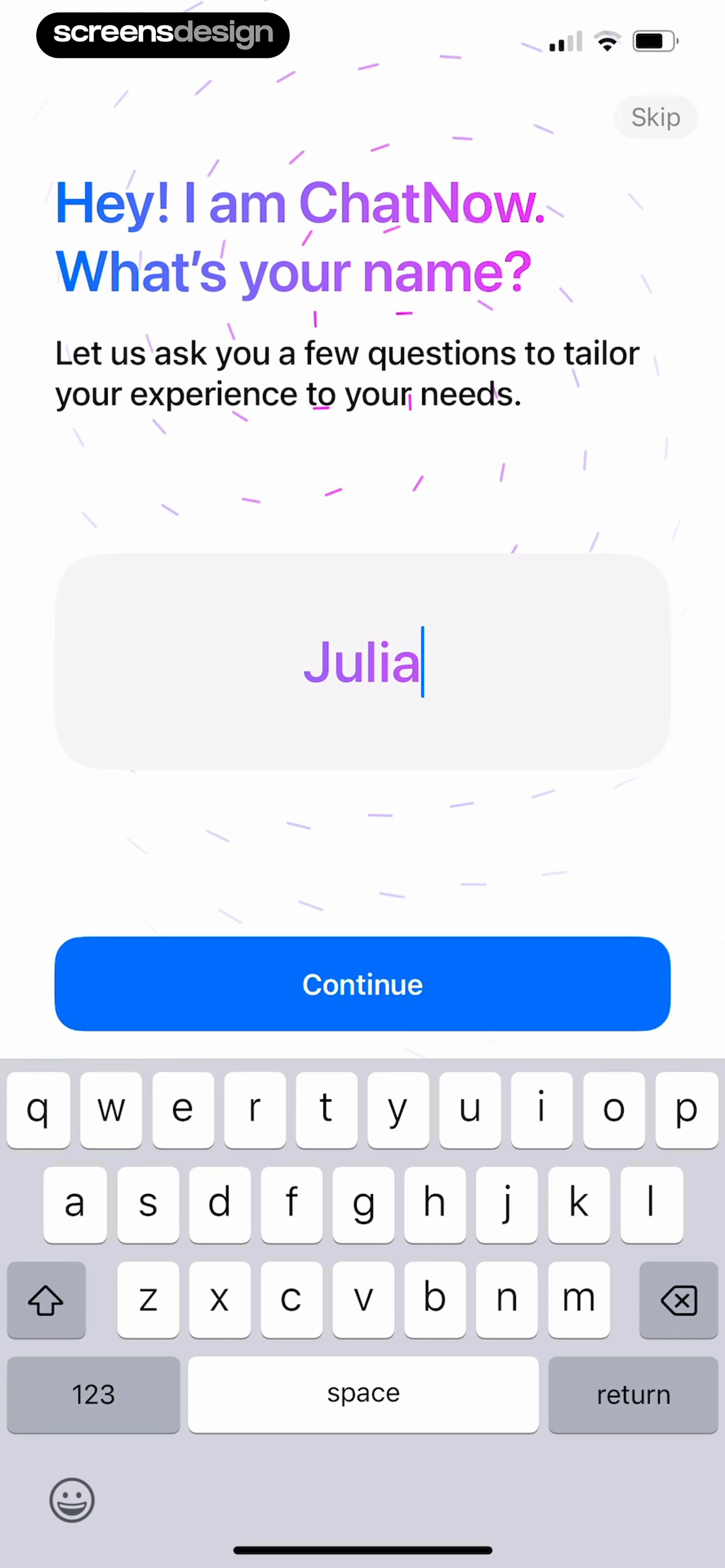 AI Chat Assistant – ChatNow | ScreensDesign