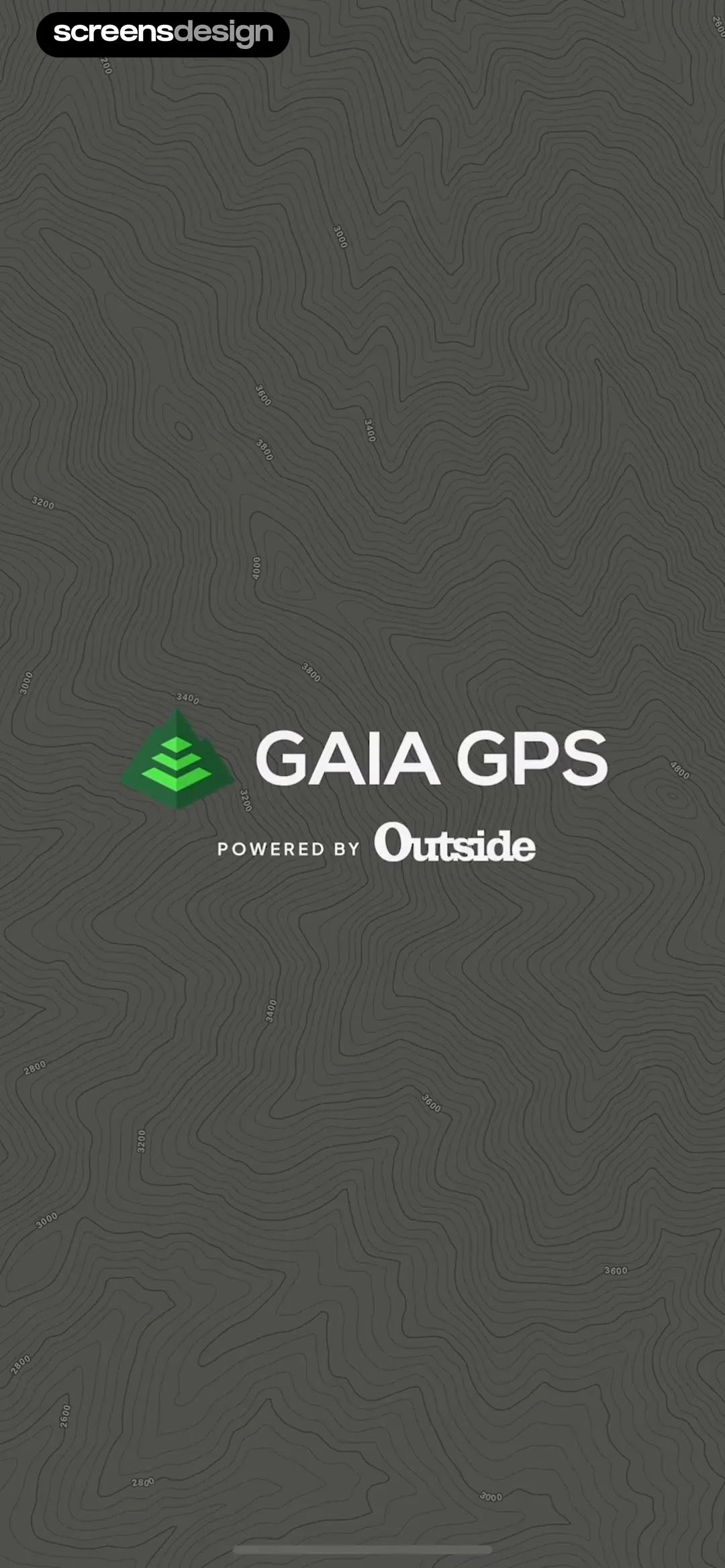 Gaia GPS: Mobile Trail Maps | ScreensDesign