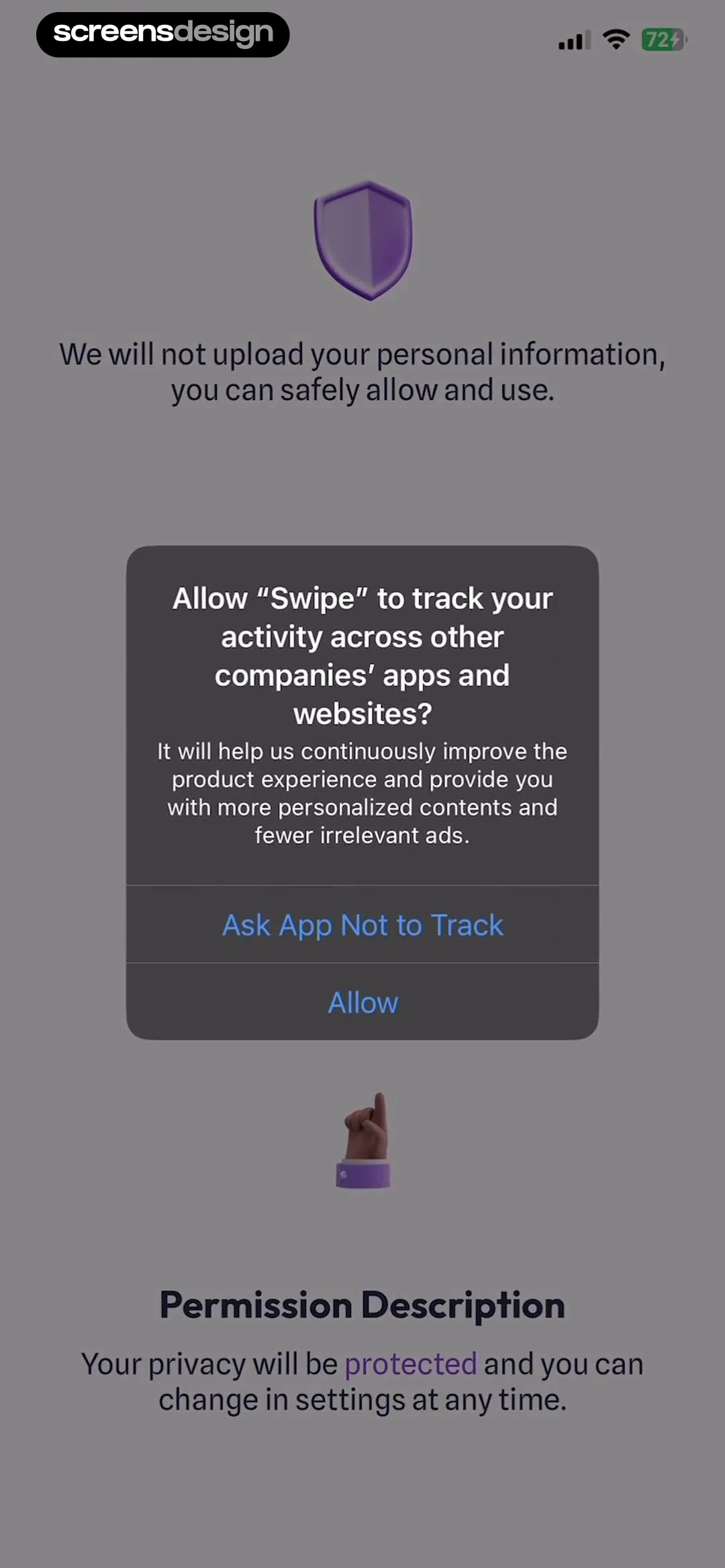 Swipe Cleaner - Clean Storage | ScreensDesign