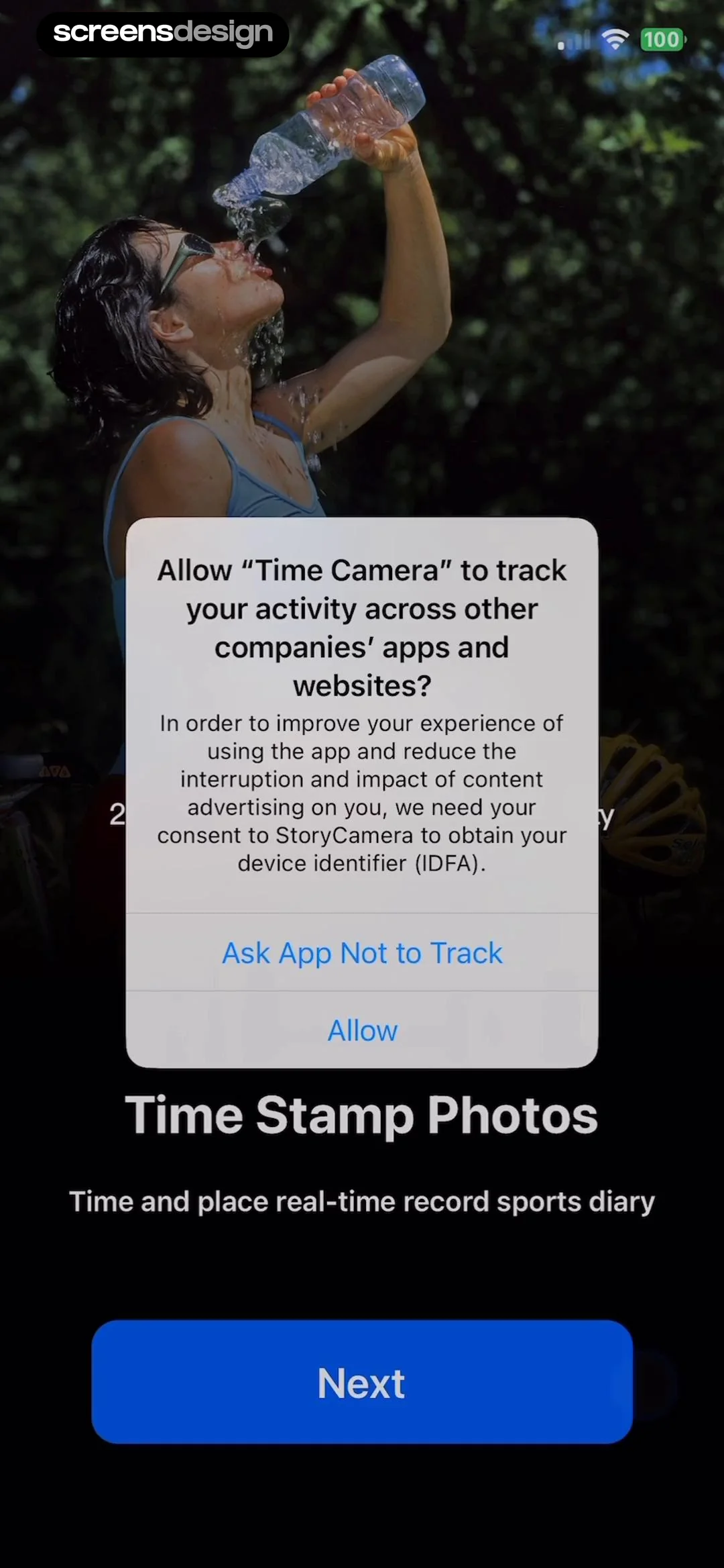 TimeSnap:Timestamp Camera | ScreensDesign