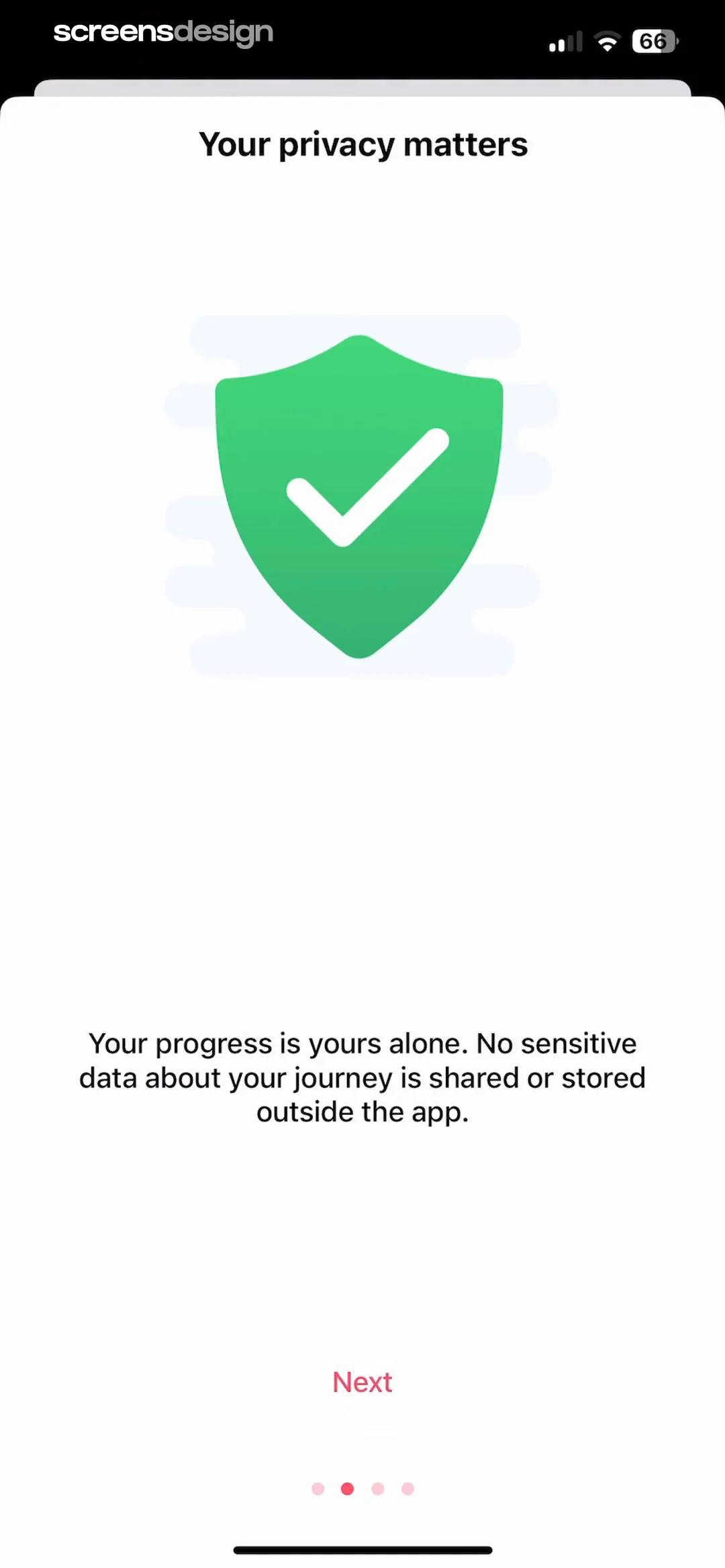 Quitzilla: Quit Tracker | ScreensDesign