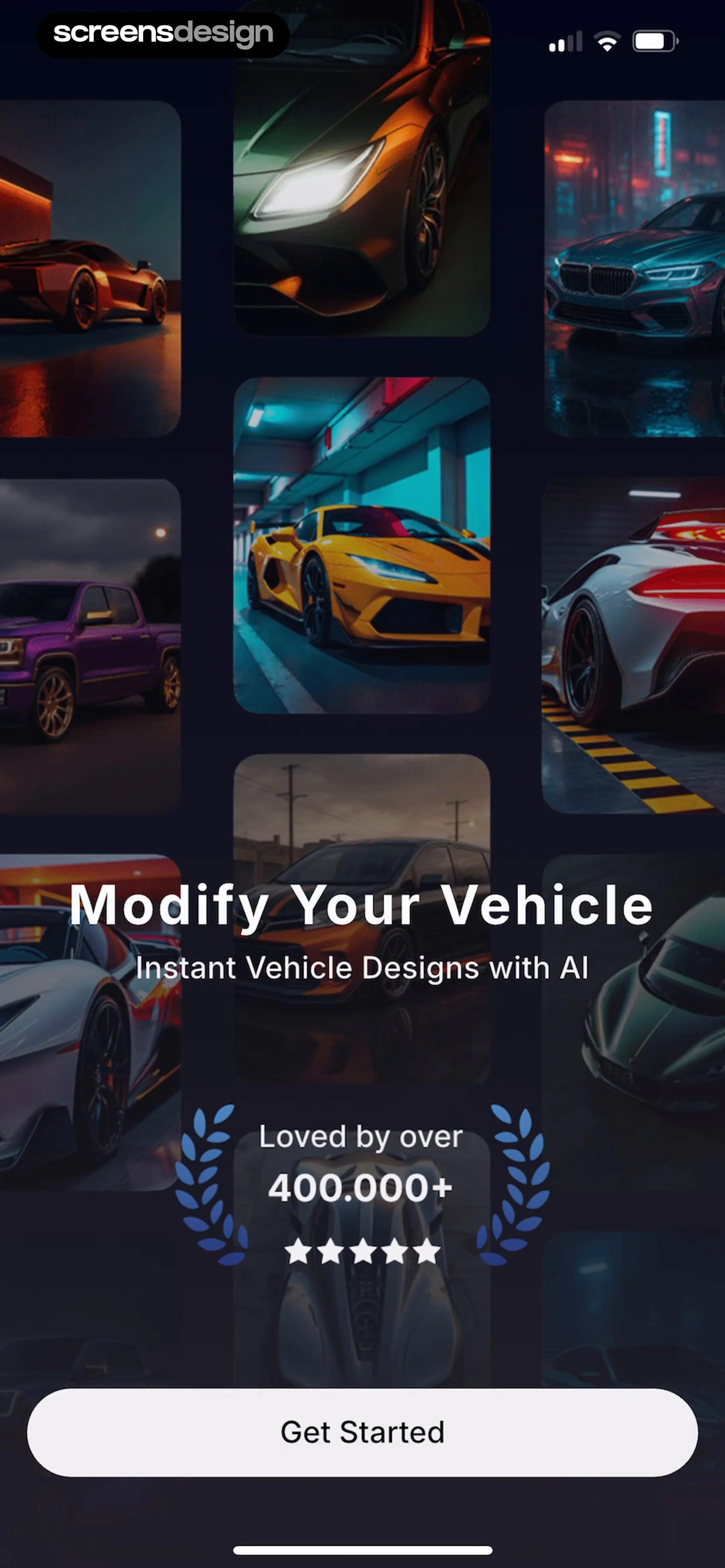 AI Car Designer Modify & Tune | ScreensDesign
