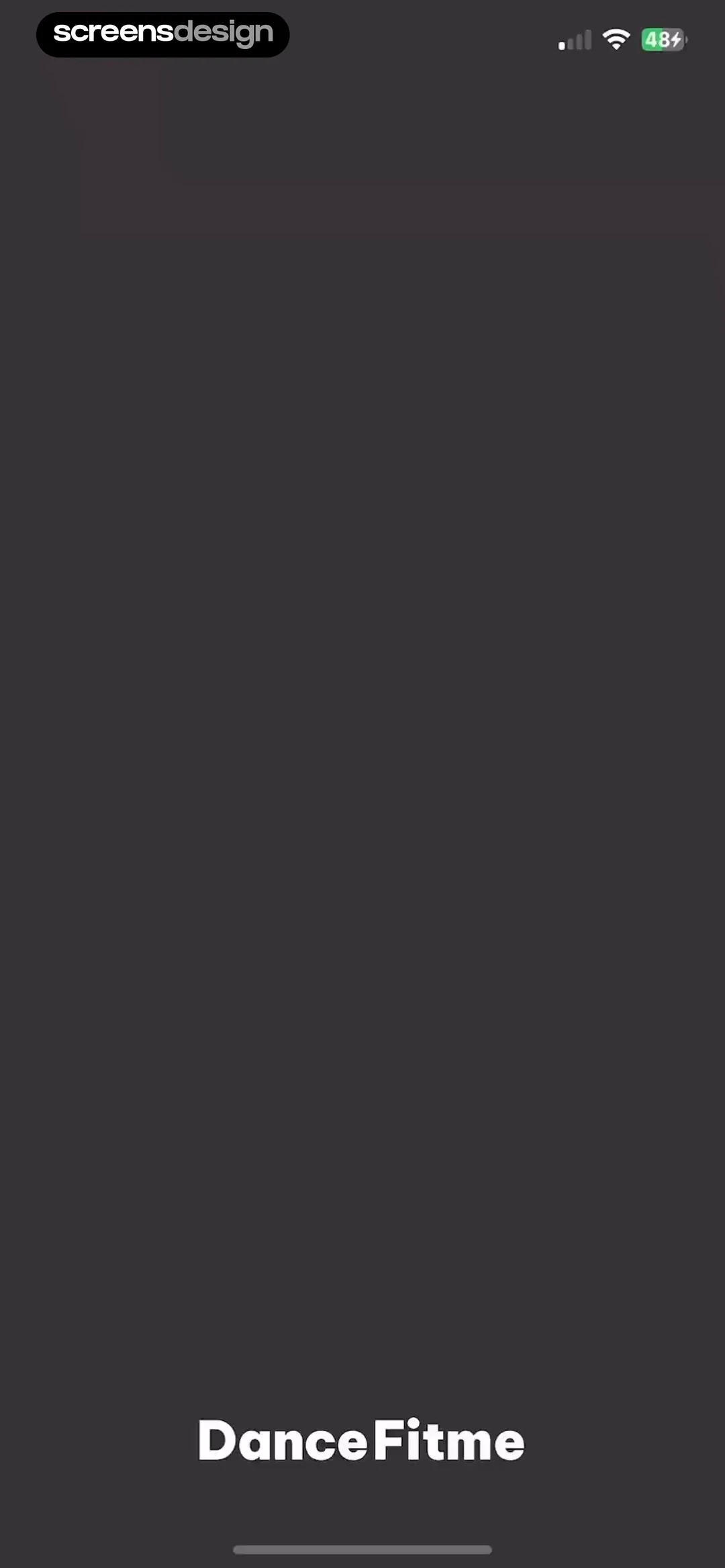 Dancefitme: Fun Workouts | ScreensDesign