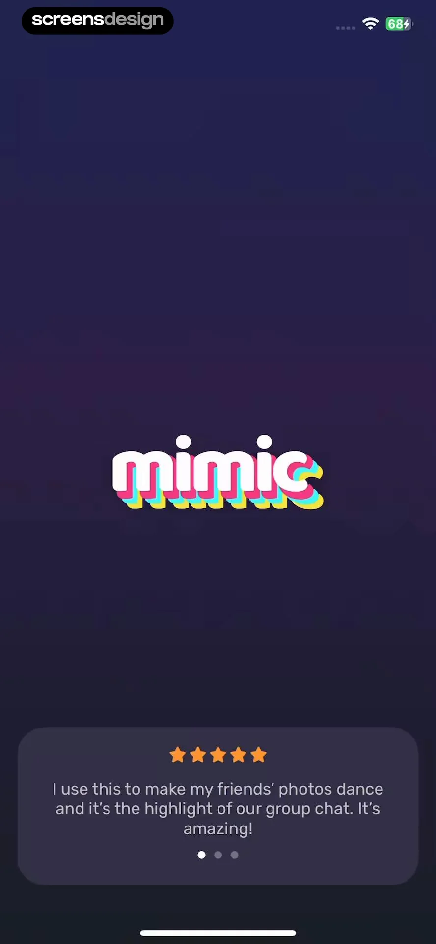 Mimic - AI Photo Face Animator | ScreensDesign