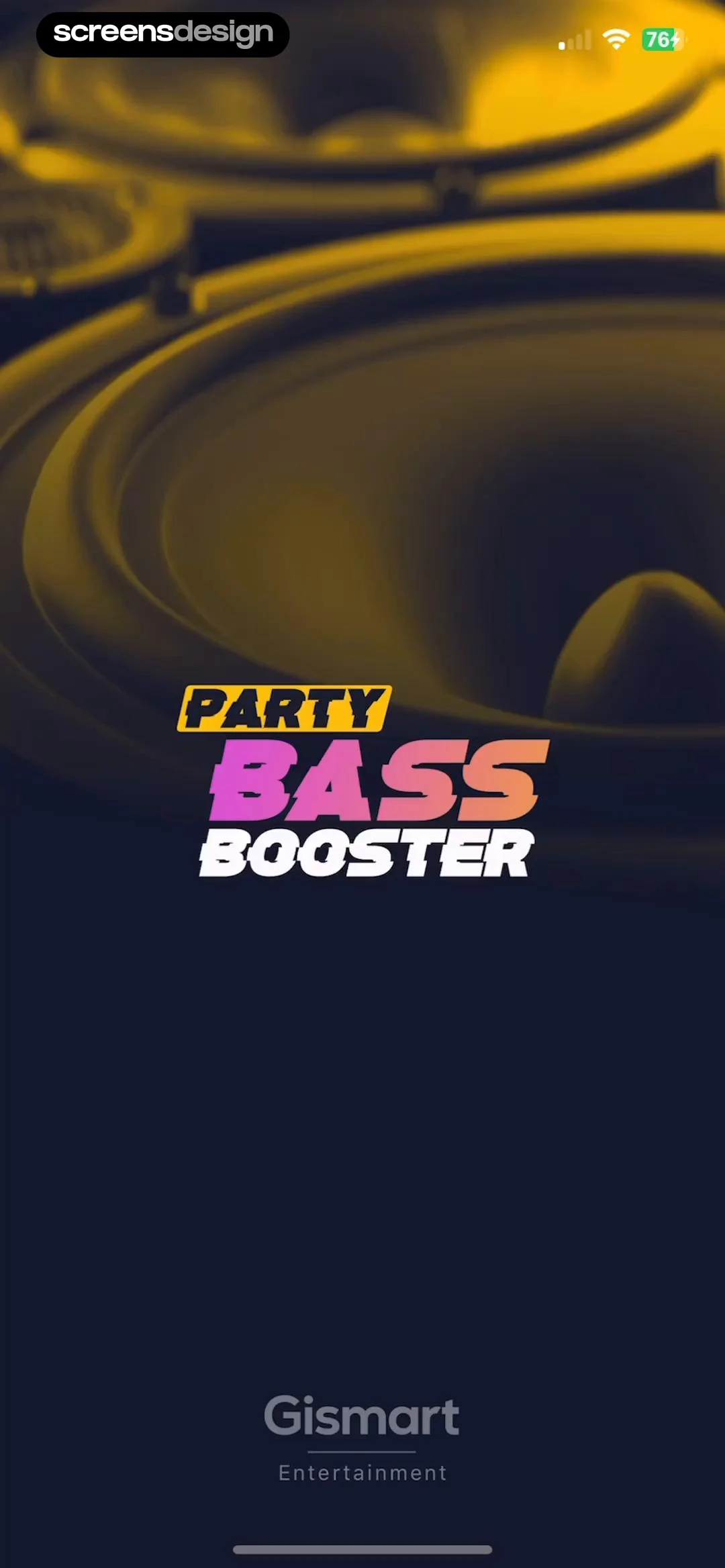 Bass Booster & Music Equalizer | ScreensDesign