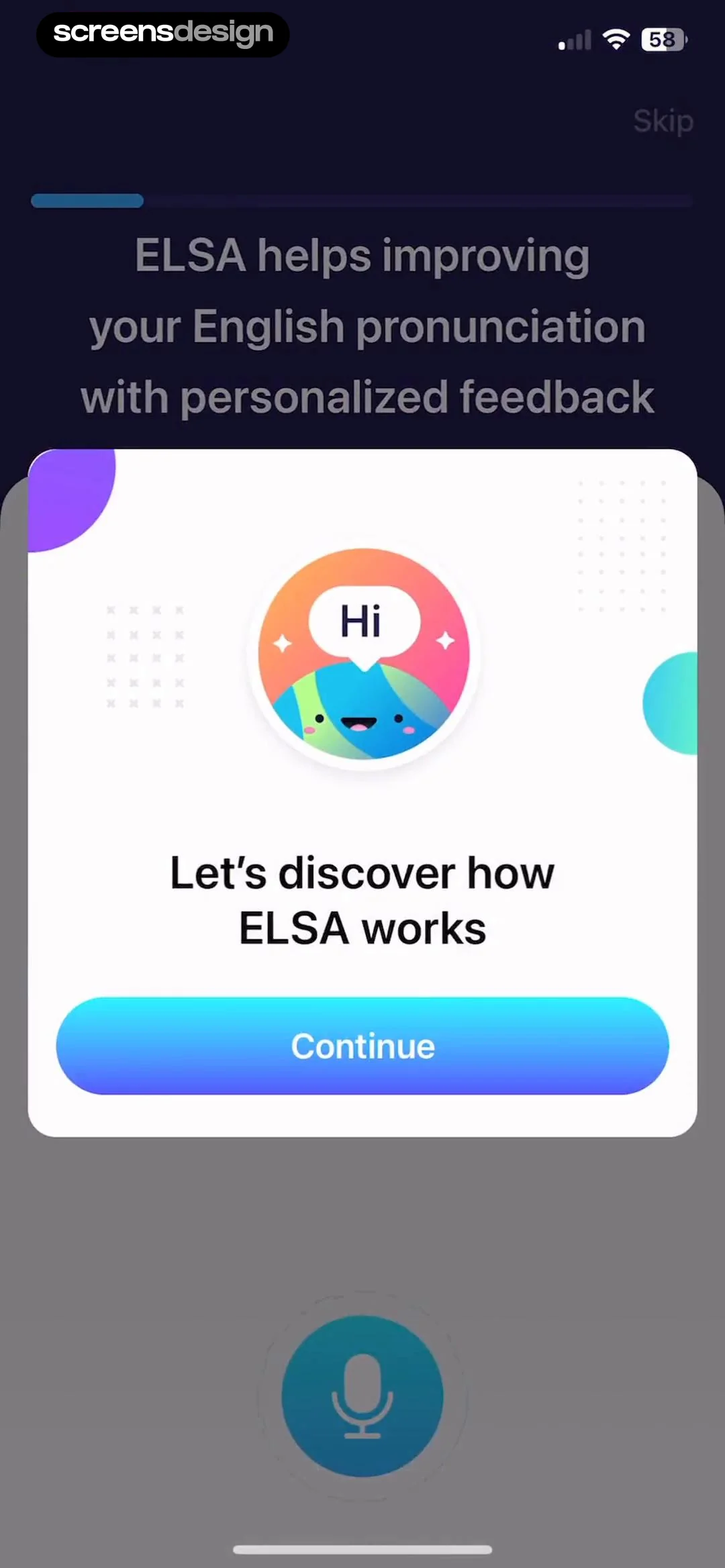 ELSA Speak - English Learning | ScreensDesign