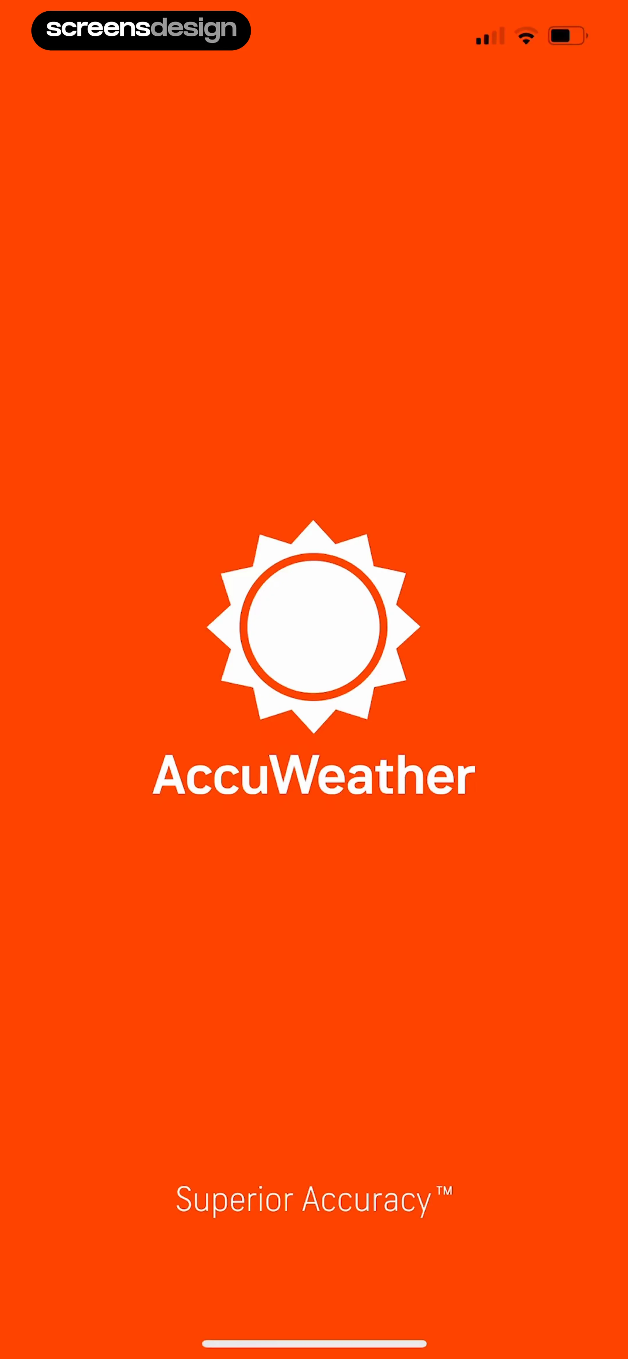 AccuWeather: Weather Forecast | ScreensDesign