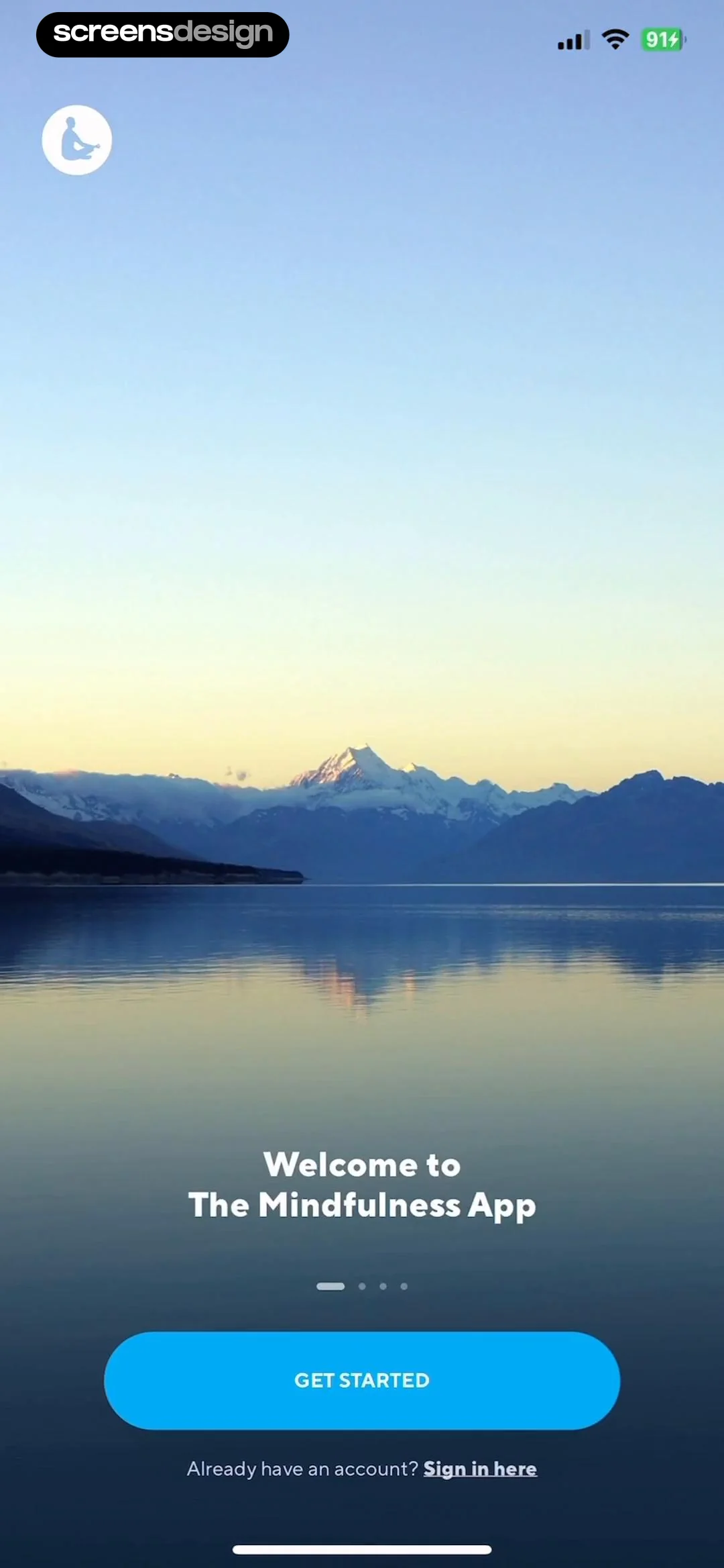 The Mindfulness App | ScreensDesign