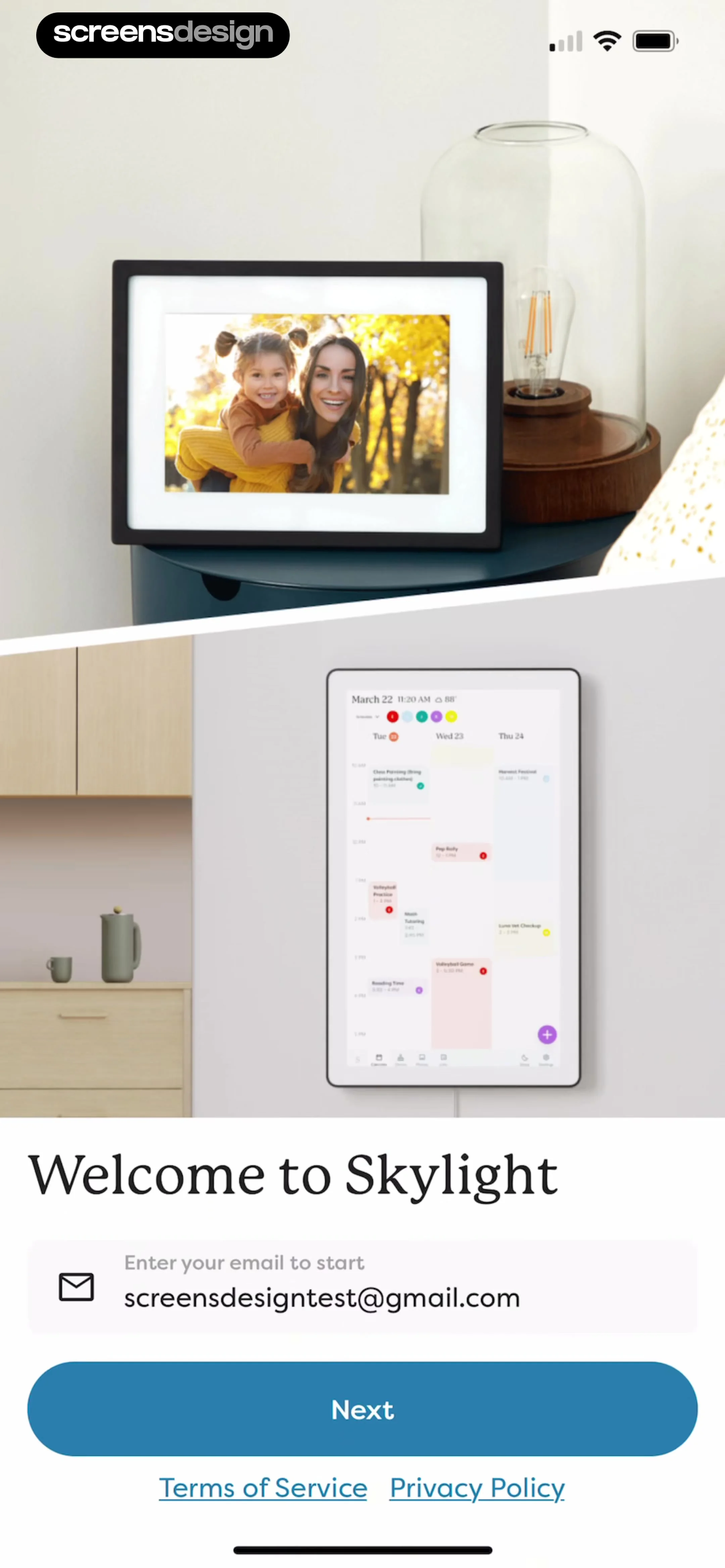 Skylight App | ScreensDesign