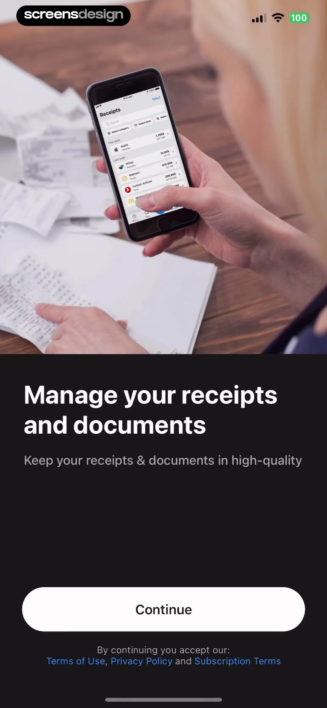 Scanner Doc: Scan PDF Document | ScreensDesign