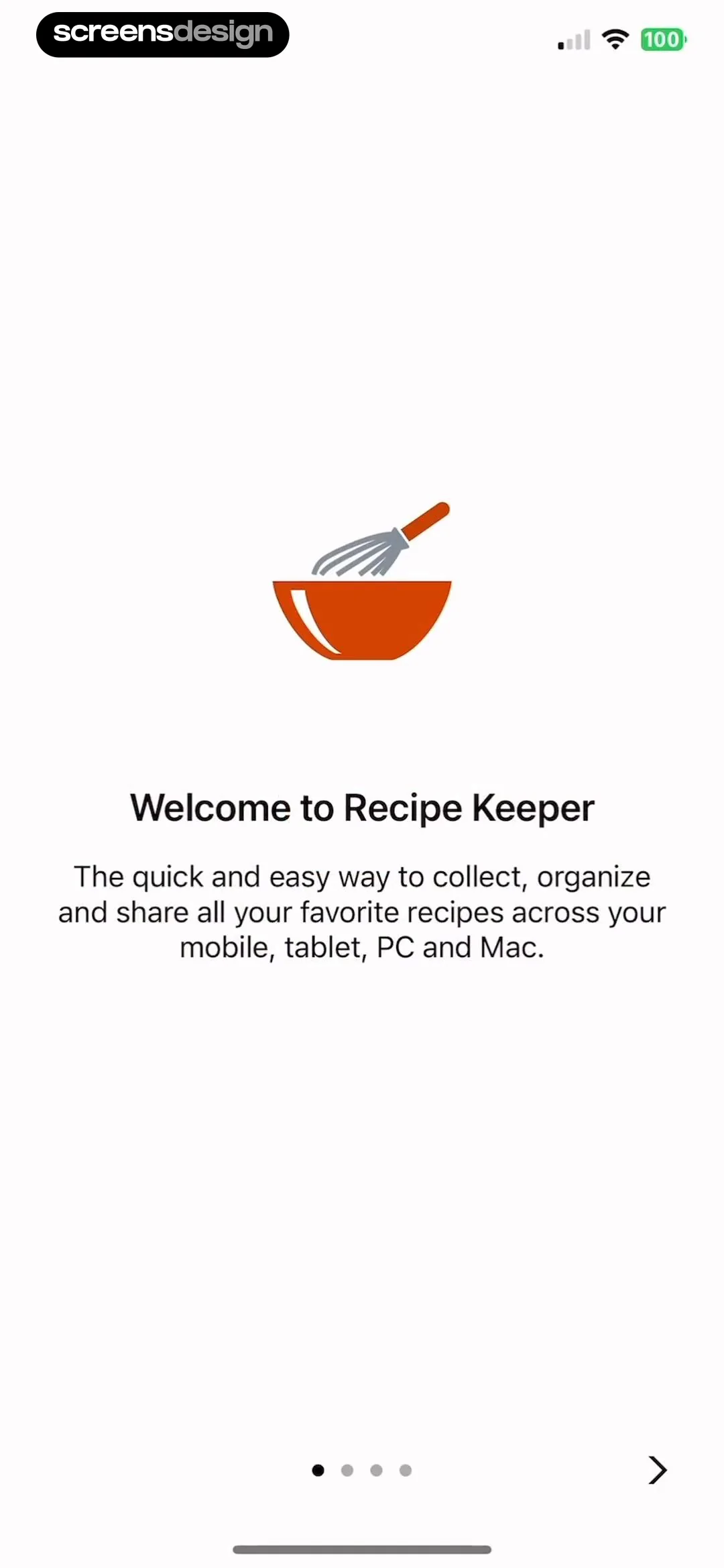 Recipe Keeper | ScreensDesign