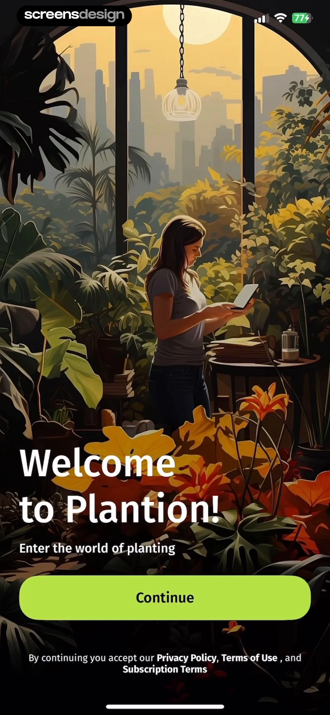 Plantion - Plant Identifier | ScreensDesign