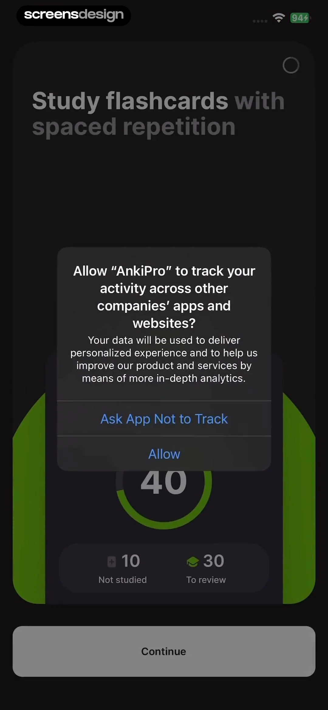 Anki Pro: Study Flashcards | ScreensDesign