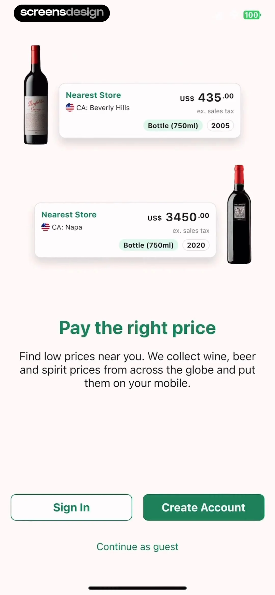 Wine-Searcher | ScreensDesign