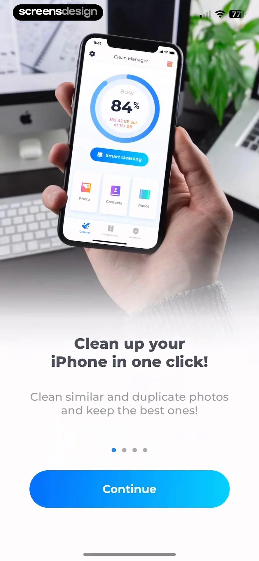 Clean Manager: Storage Cleaner | ScreensDesign