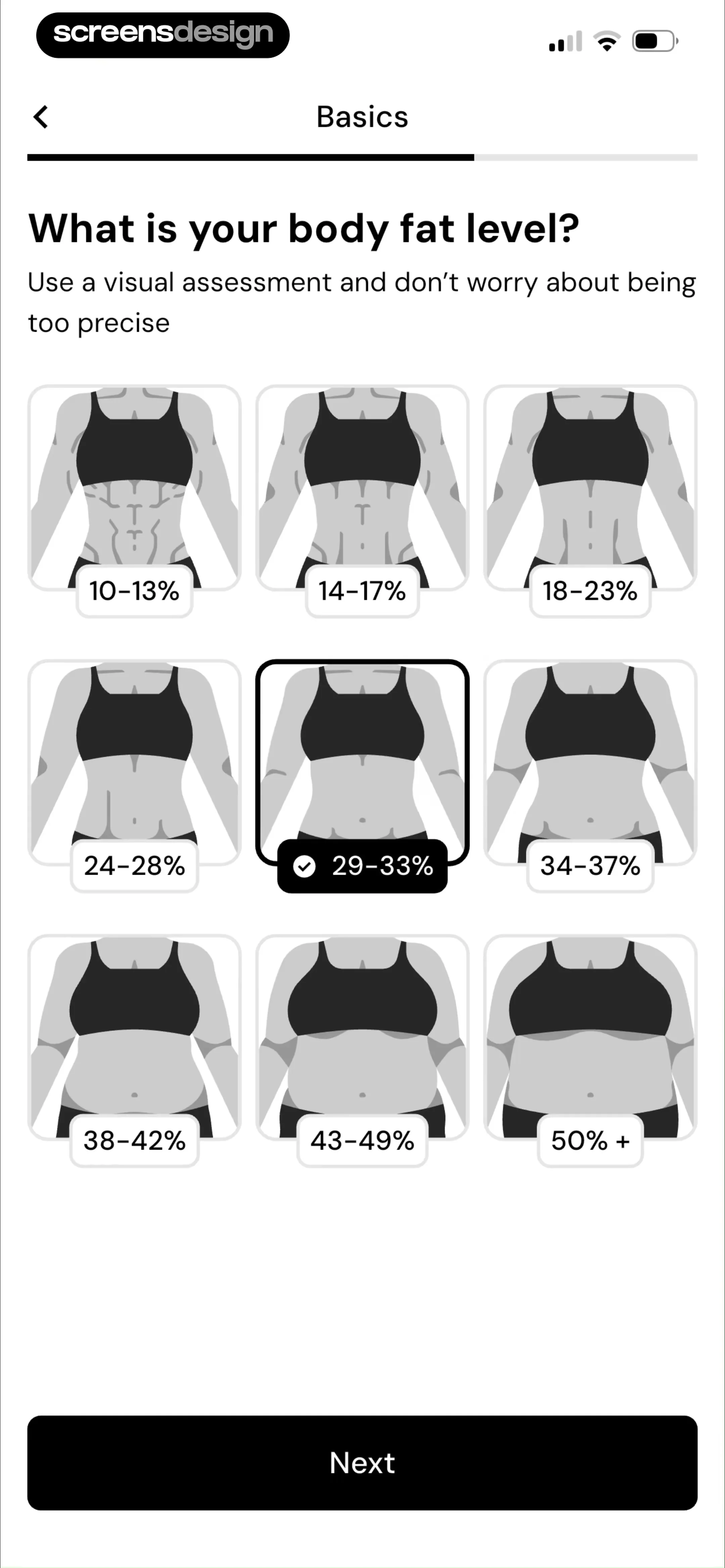 MacroFactor Workouts - Tracker | ScreensDesign